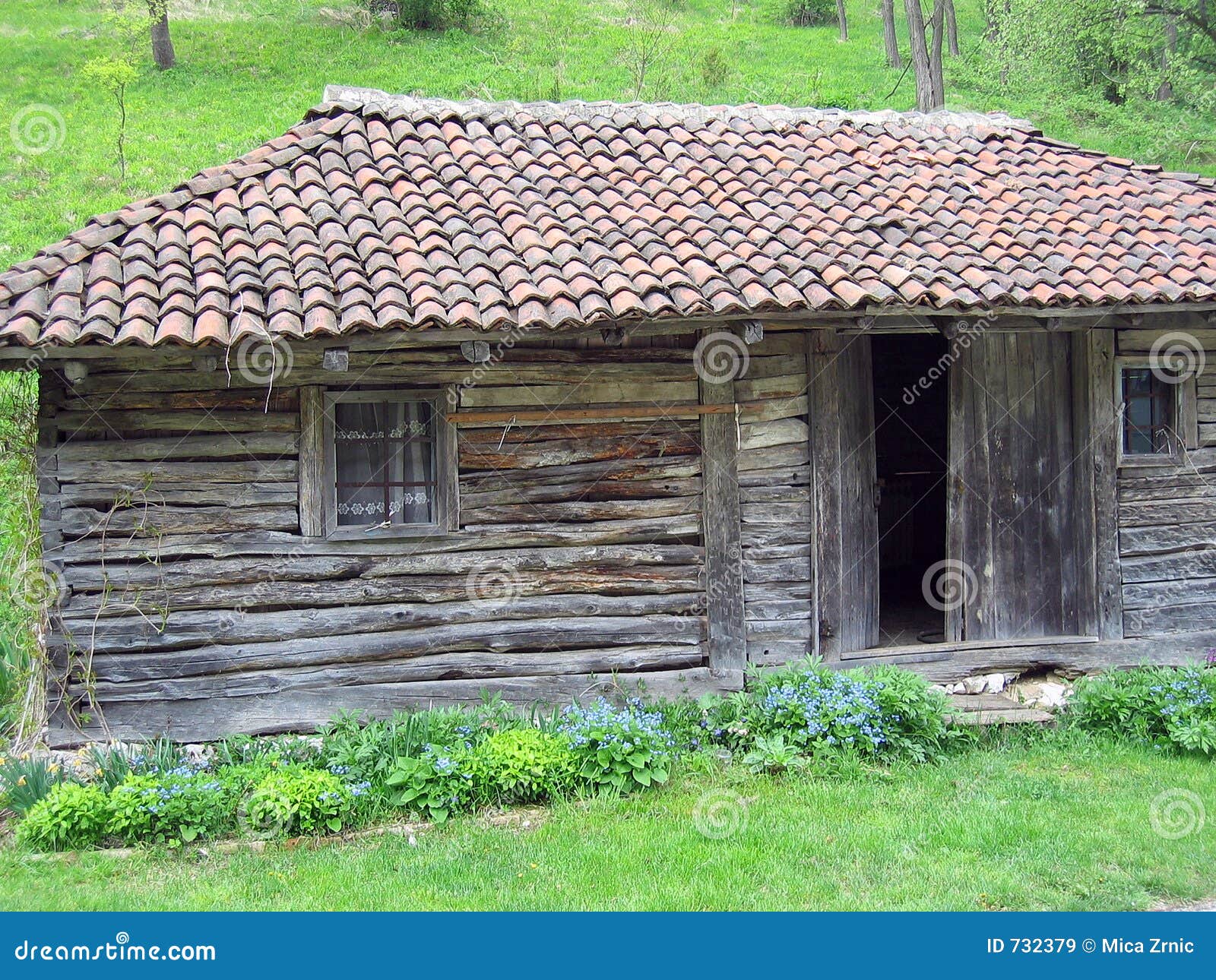 Old House stock image. Image of homolje, frame, home, unpainted - 732379