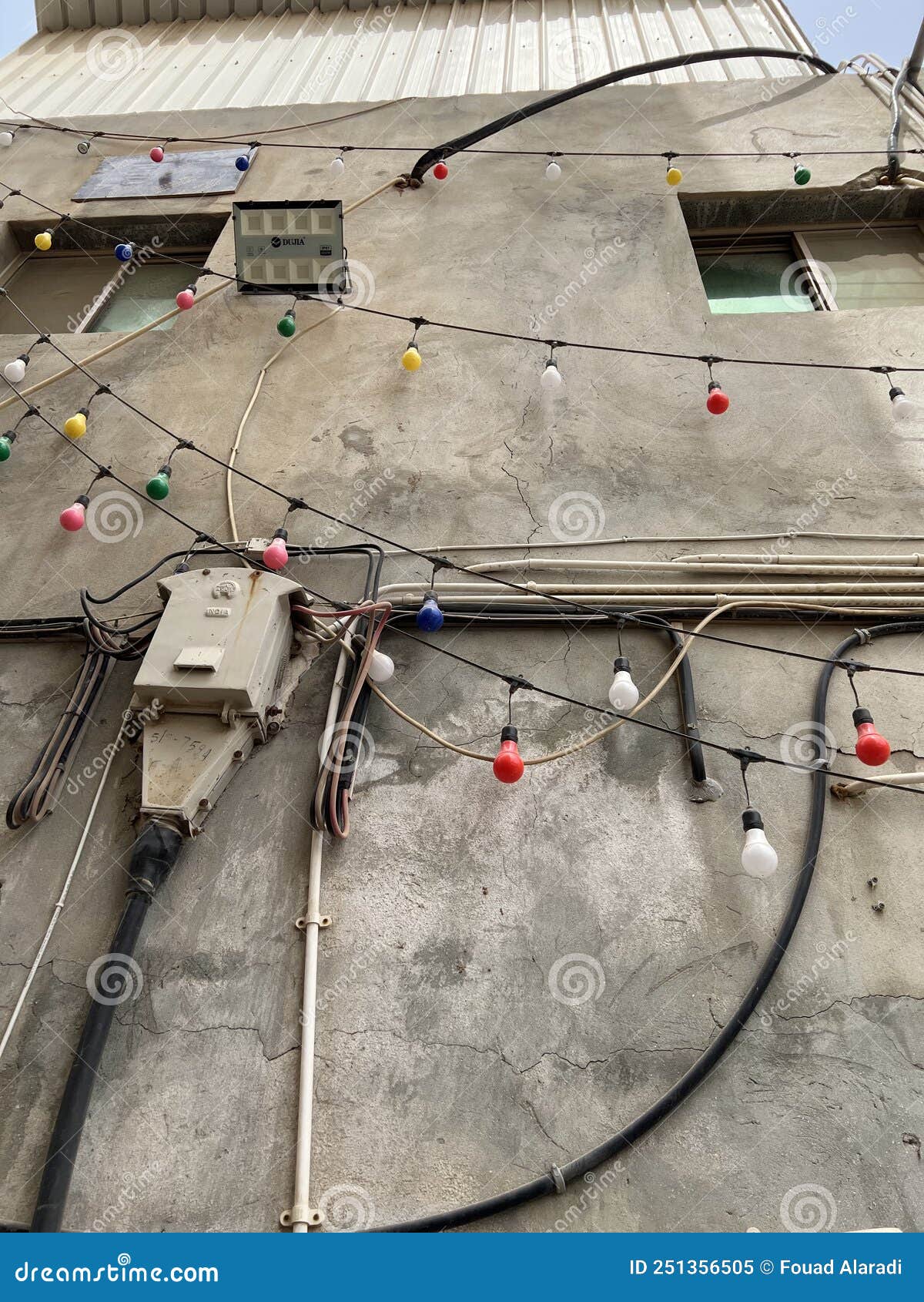 Old house in bahrain stock image. Image of arch, traditional - 251356505