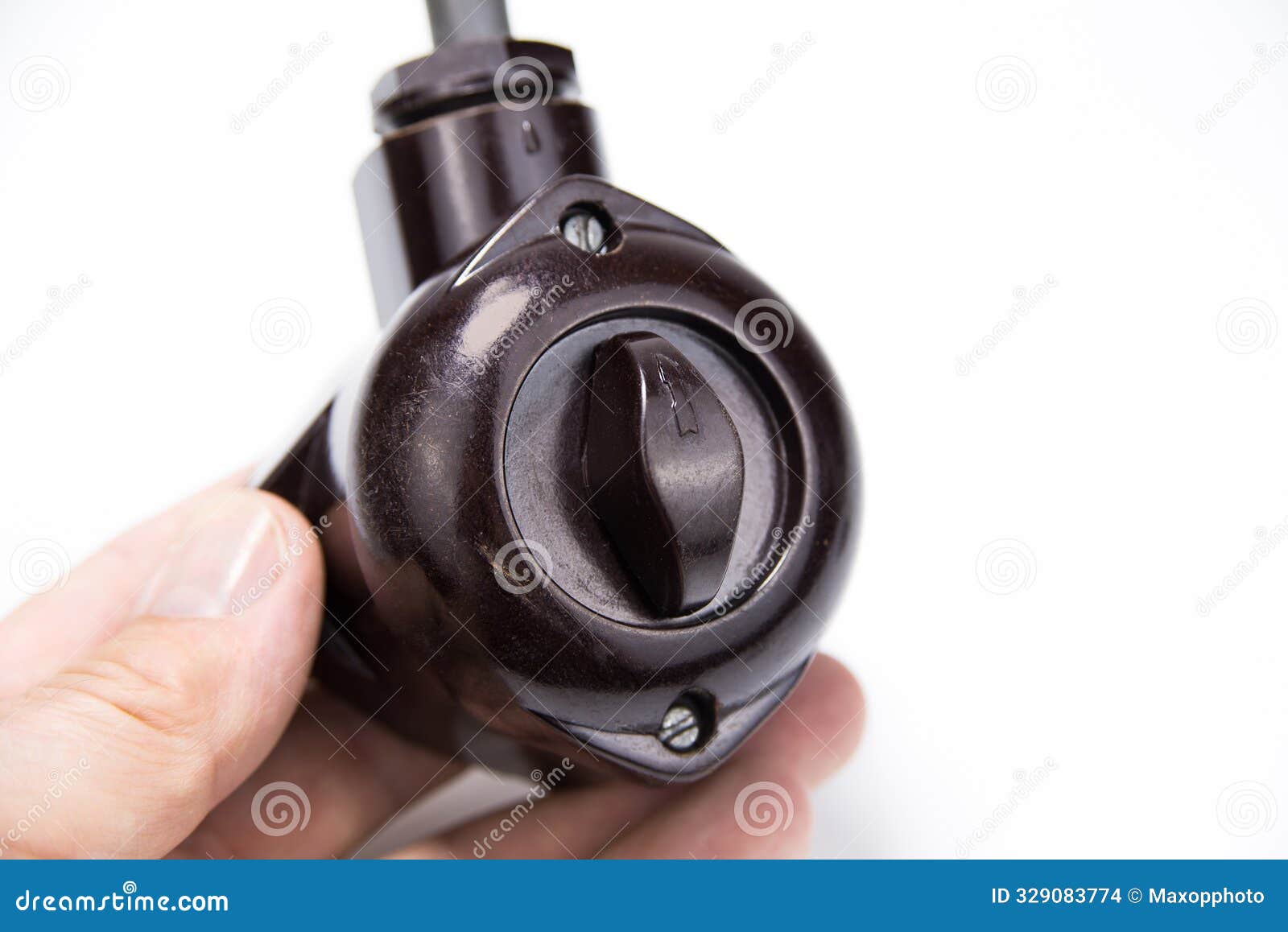 Old House Bakelite Switch and Socket from 60 S and 70 S Stock Photo ...