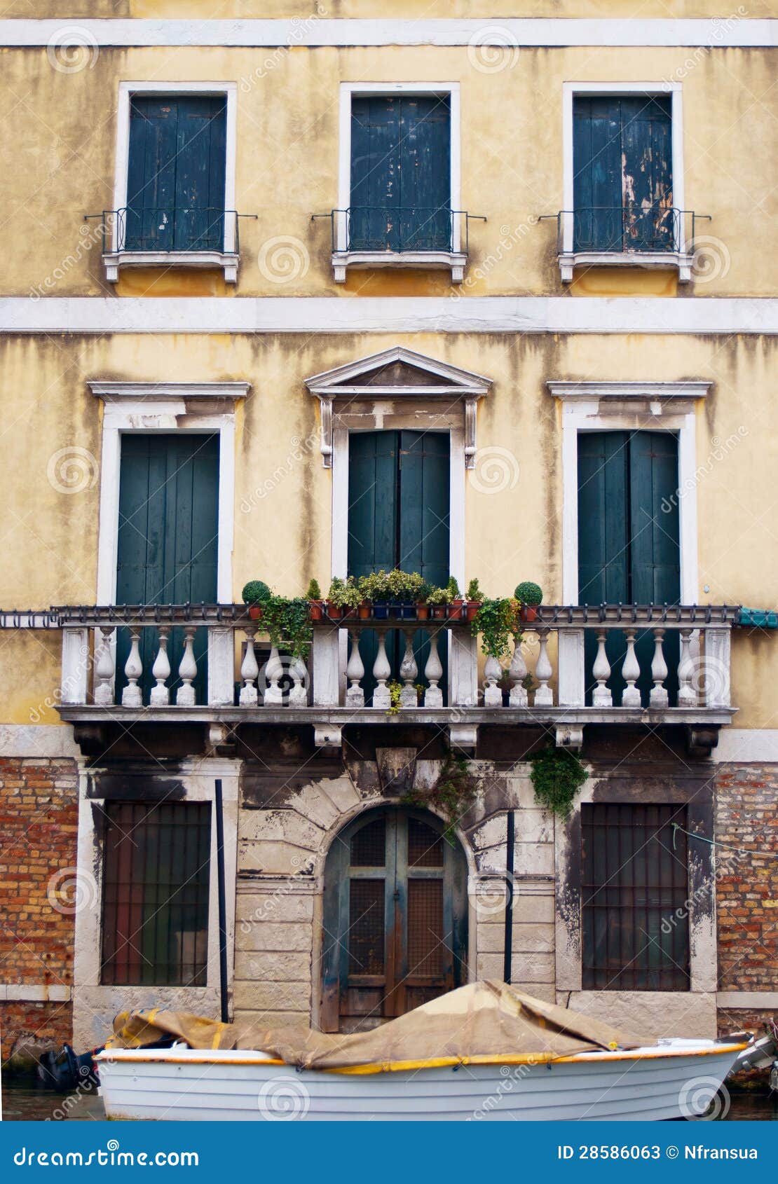 Old house with balcony stock image. Image of homes, architecture - 28586063