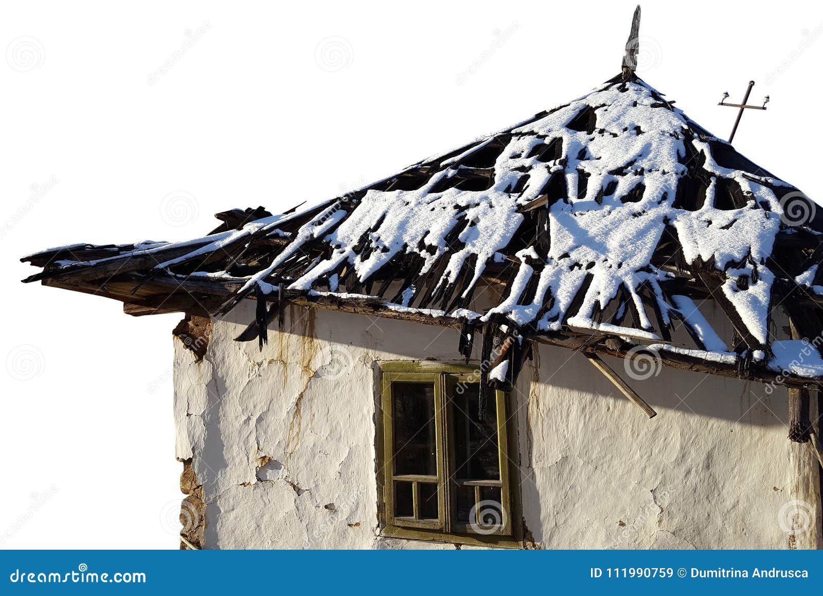 Old house damage stock image. Image of house, damaged - 111990759