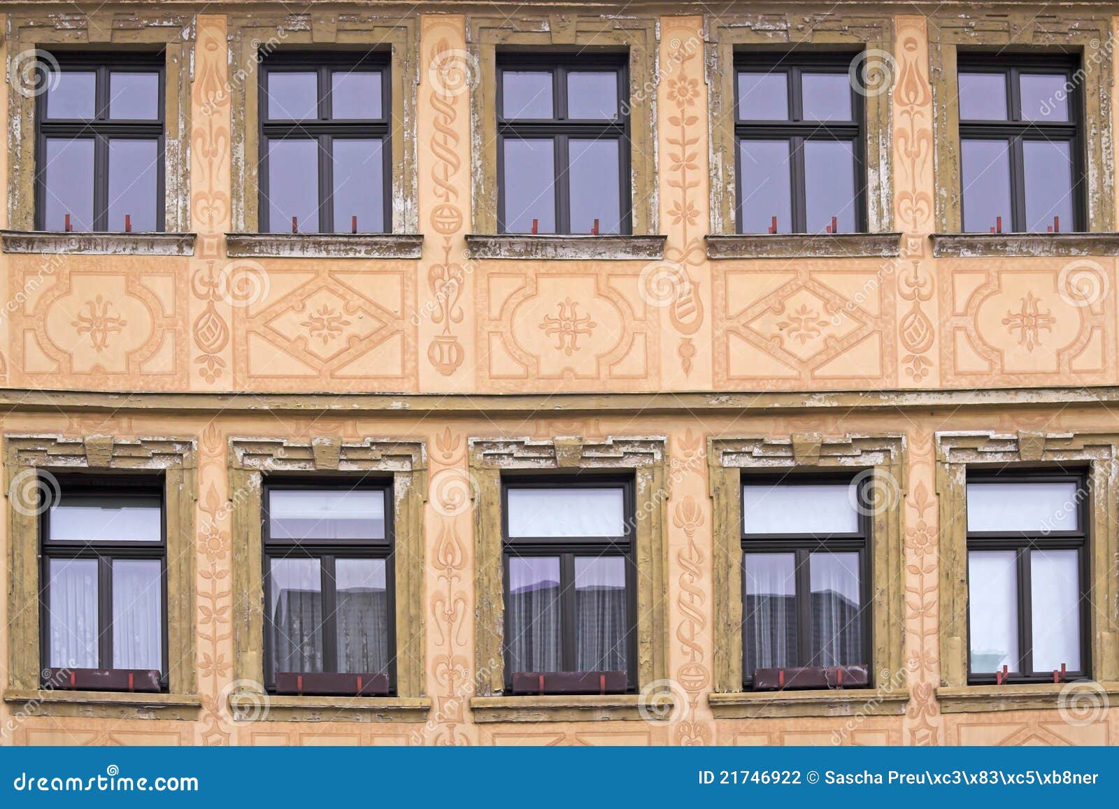 Old house front stock photo. Image of brick, glass, window - 21746922