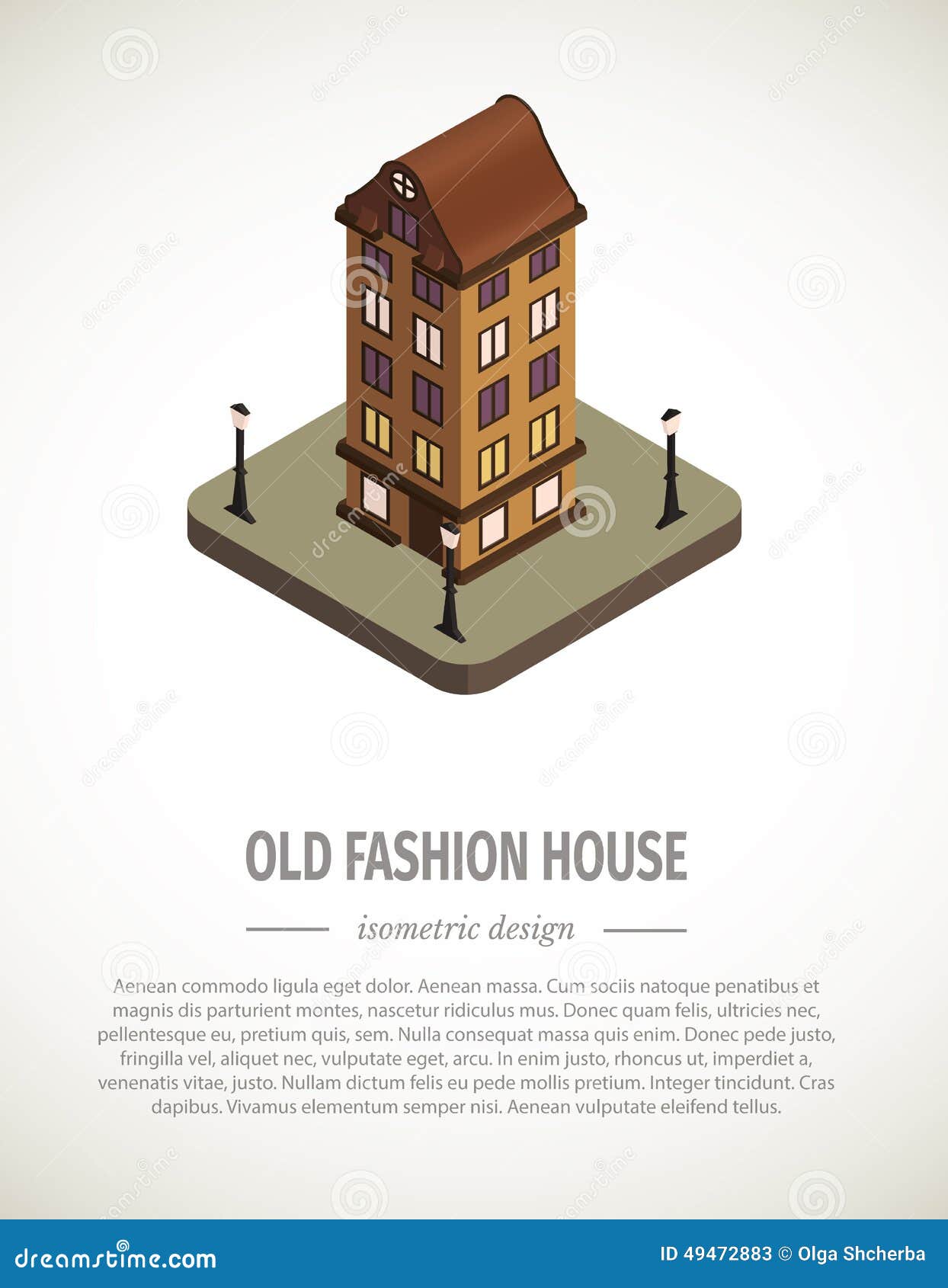 Old house stock vector. Illustration of europe, shop - 49472883