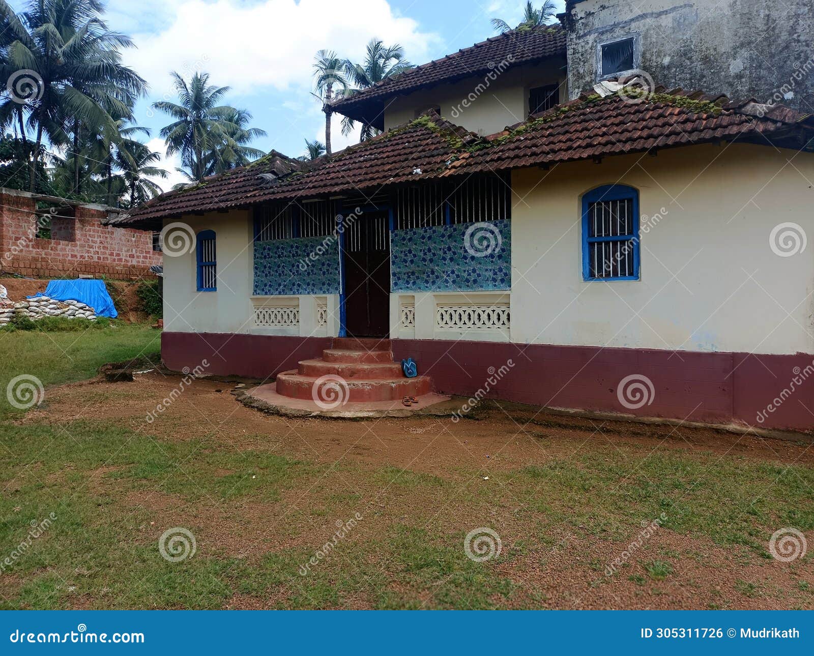 Old House in Karnataka Village India Stock Photo - Image of house ...