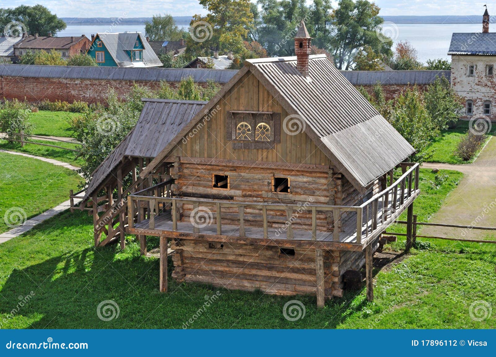 Old House in Kremlin of Rostov, Russia Stock Photo - Image of estate ...