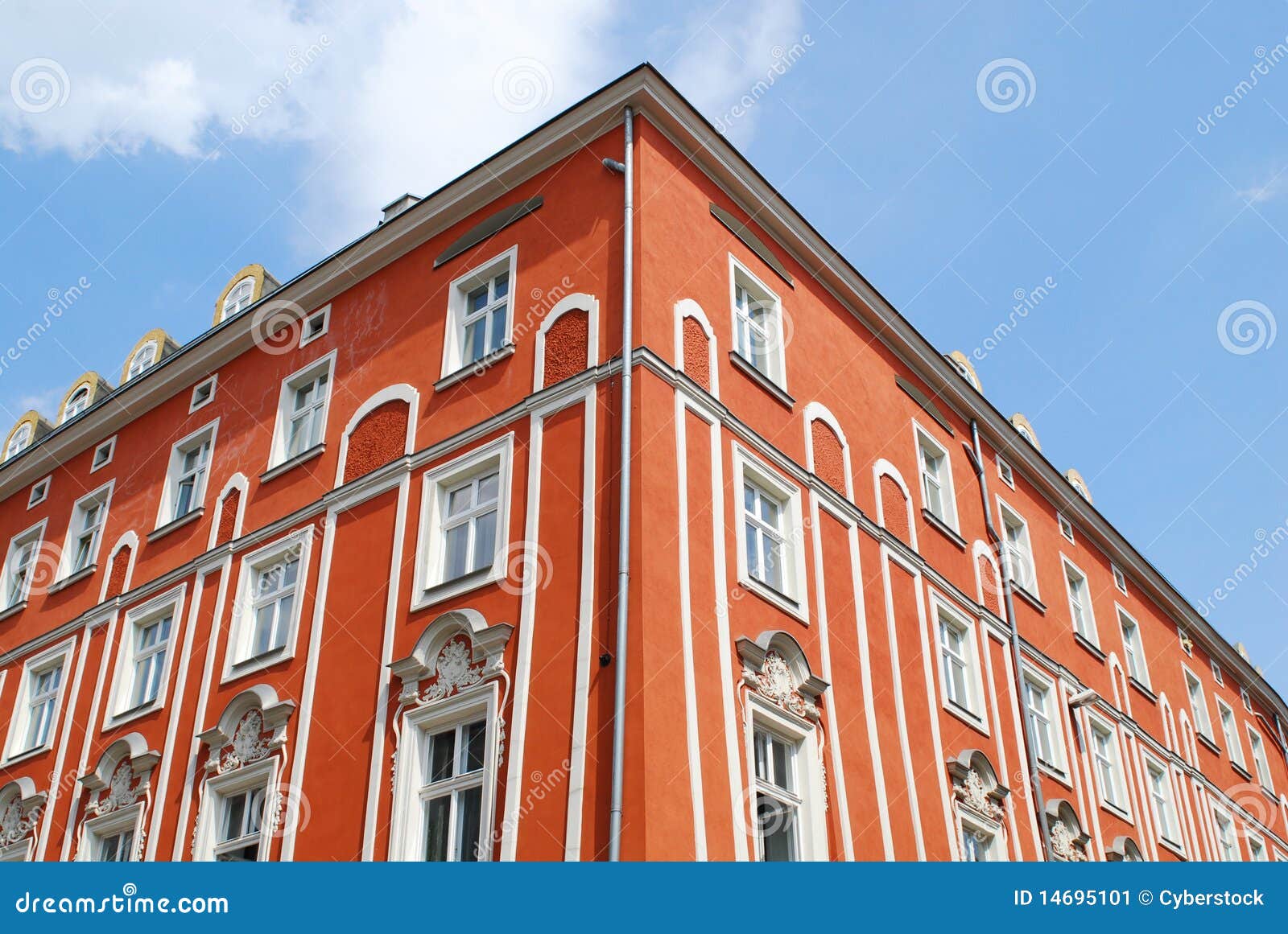 Old House on the Main Square in Cracow Stock Image - Image of home ...