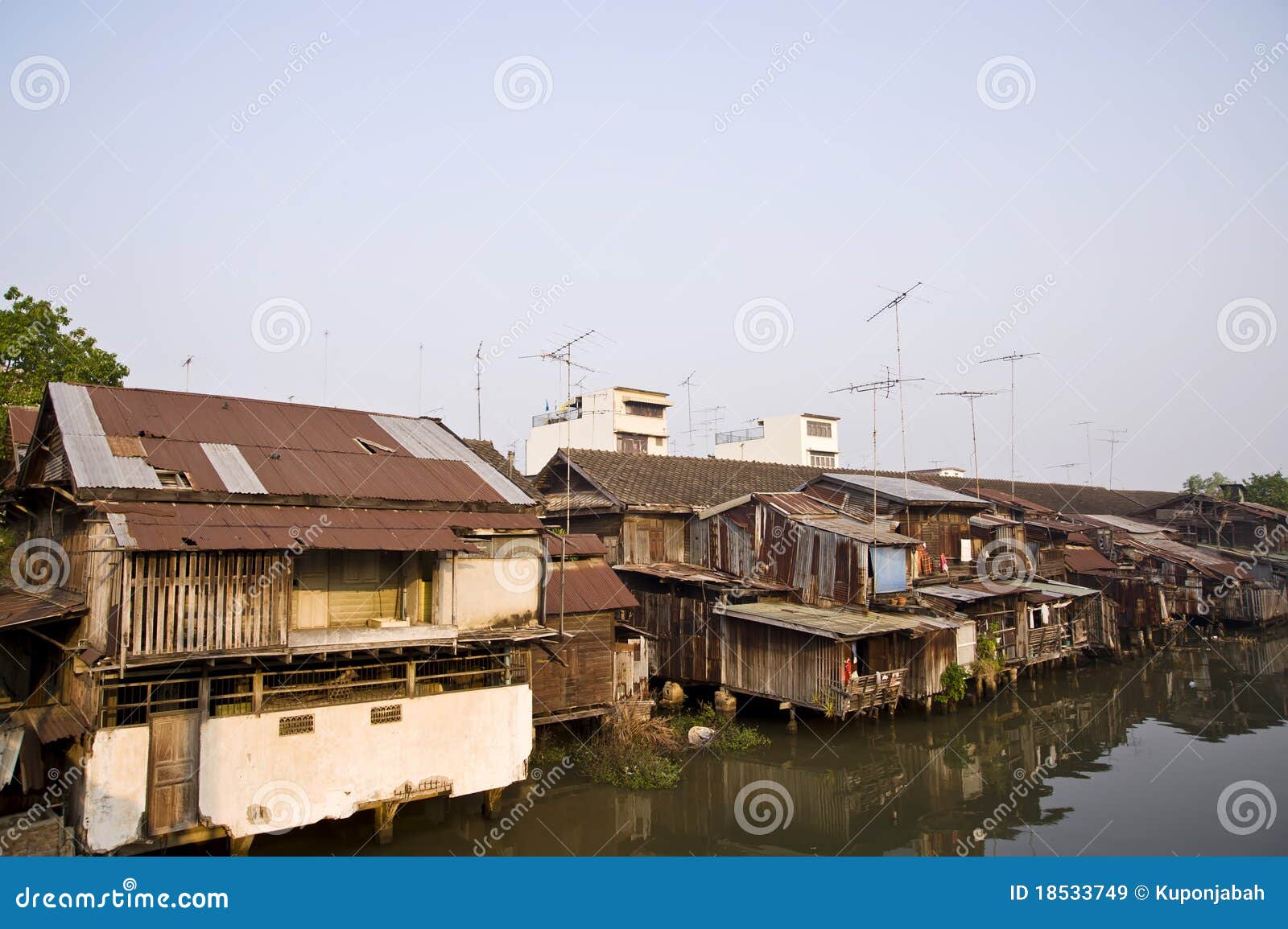 Old house near the river stock image. Image of landscape - 18533749
