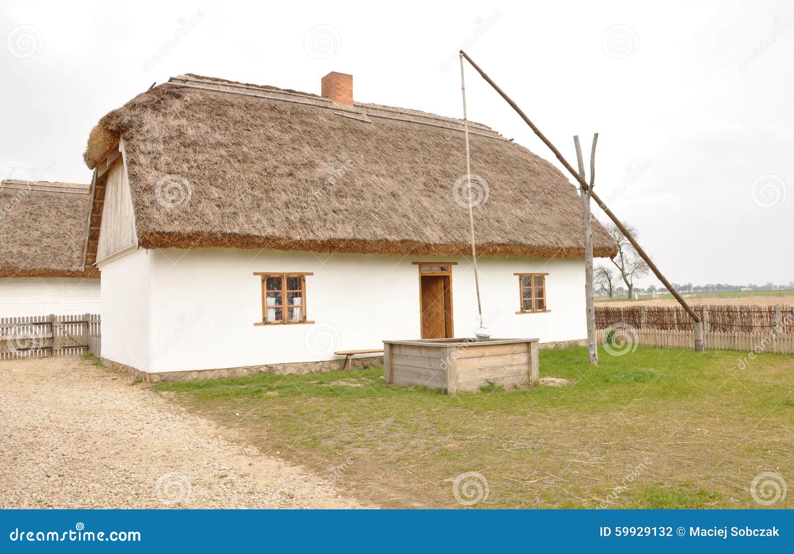 Old house - polish village stock photo. Image of traditional - 59929132