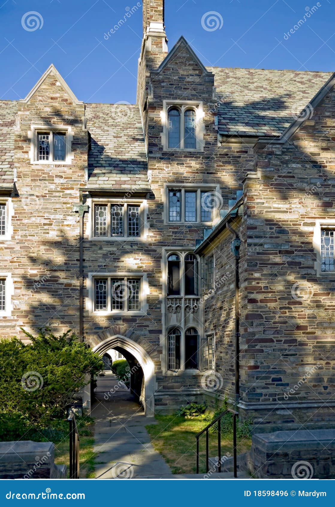 Old House in Princeton stock photo. Image of brick, research - 18598496