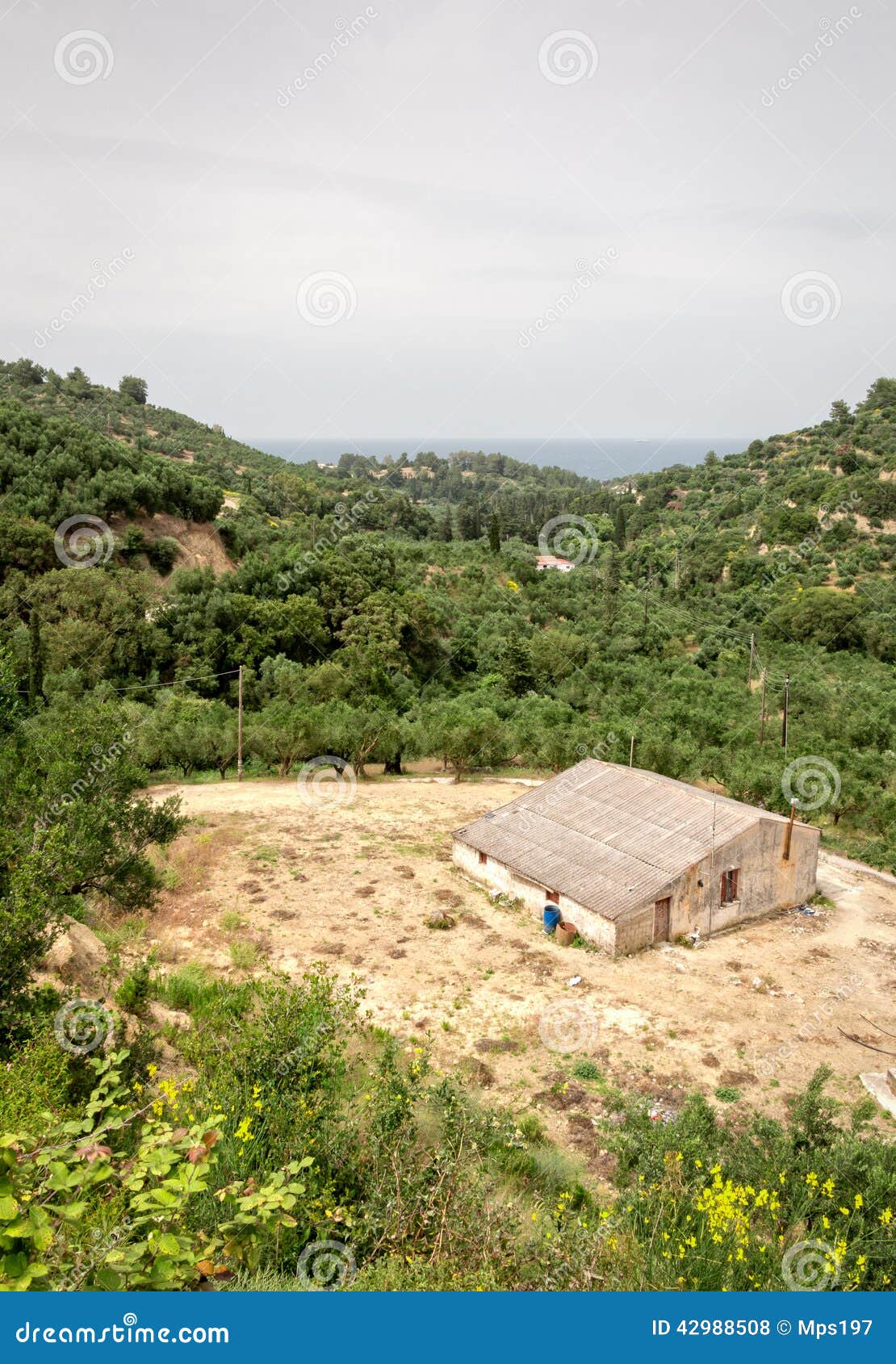 Old house in the valley stock photo. Image of landscape - 42988508