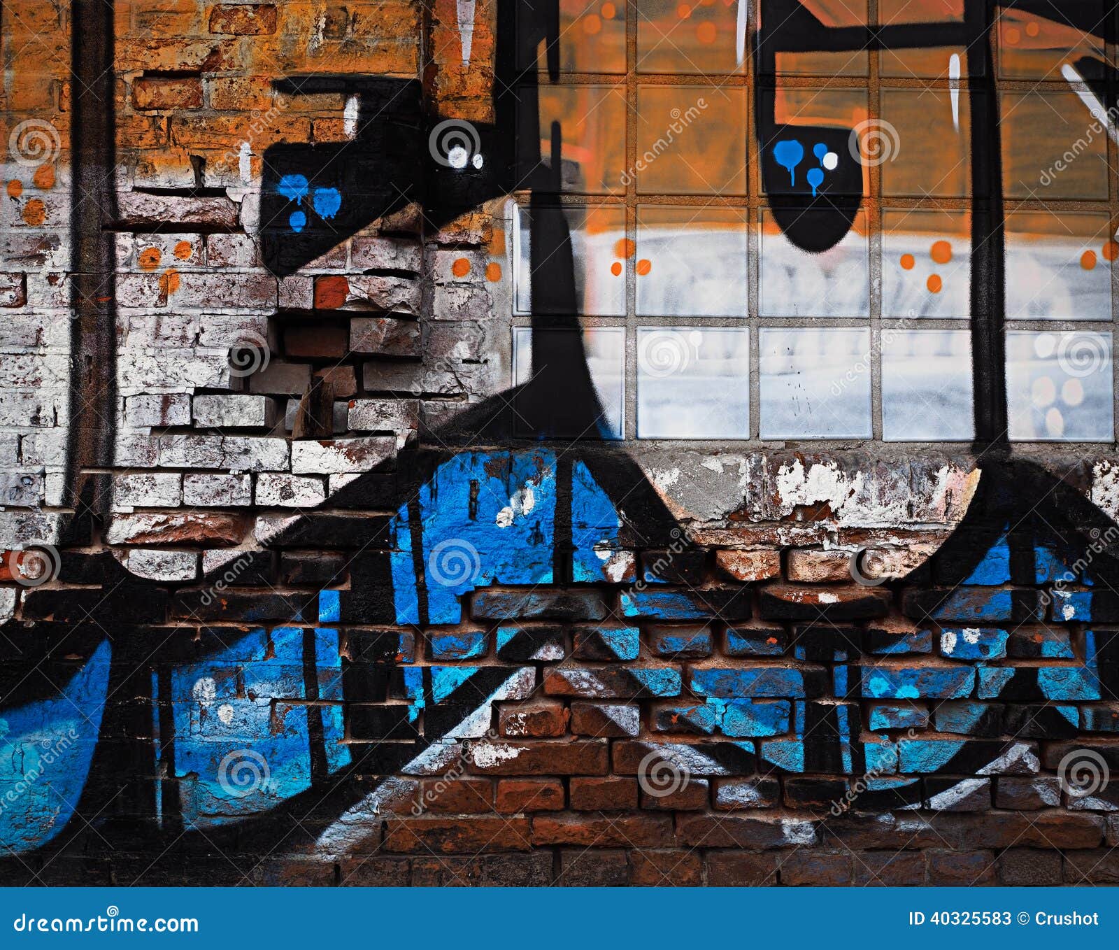 Old House Wall with Graffiti Stock Image - Image of architect, dirty ...