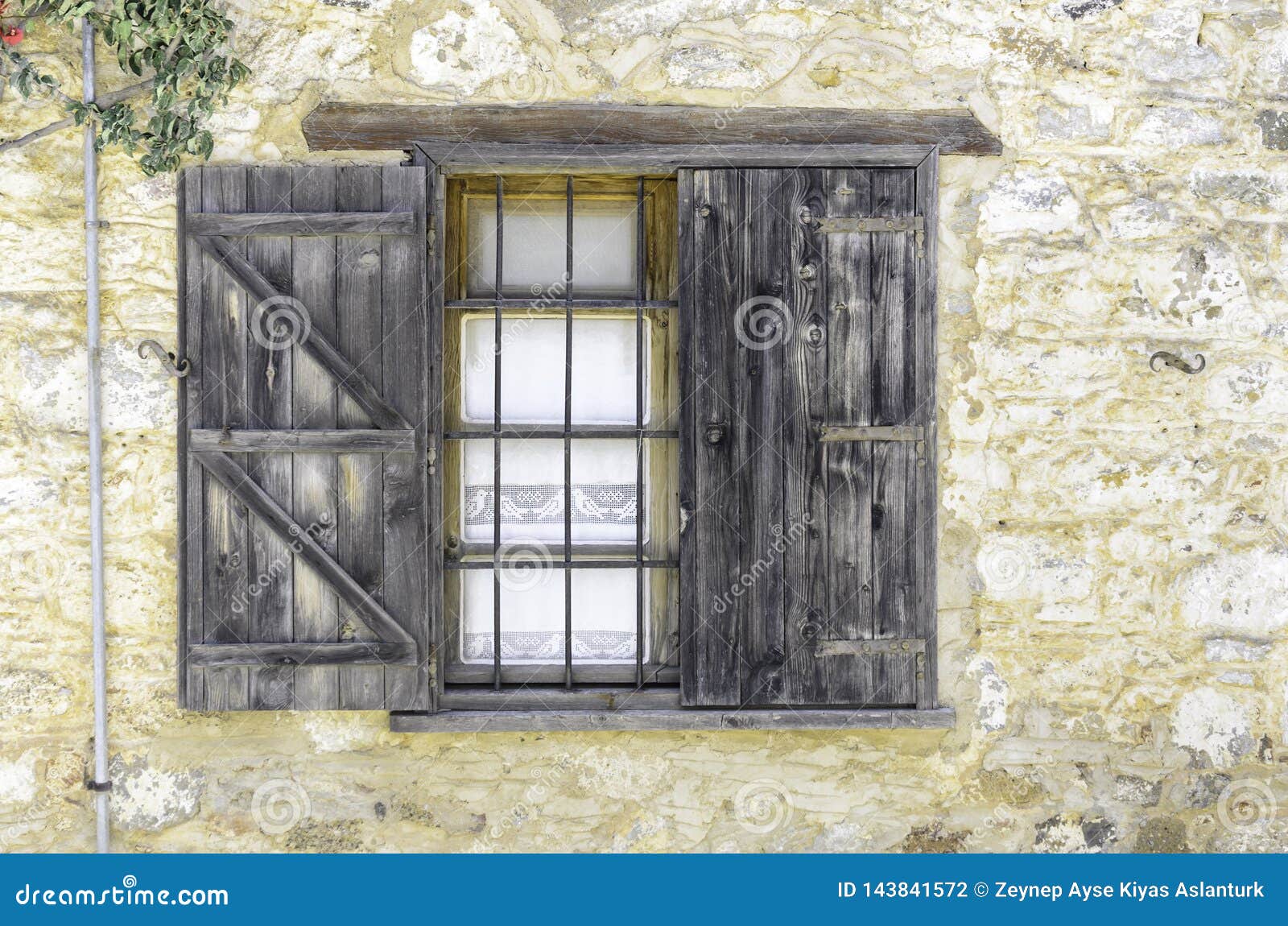 Old house windows stock photo. Image of reflection, nature - 143841572