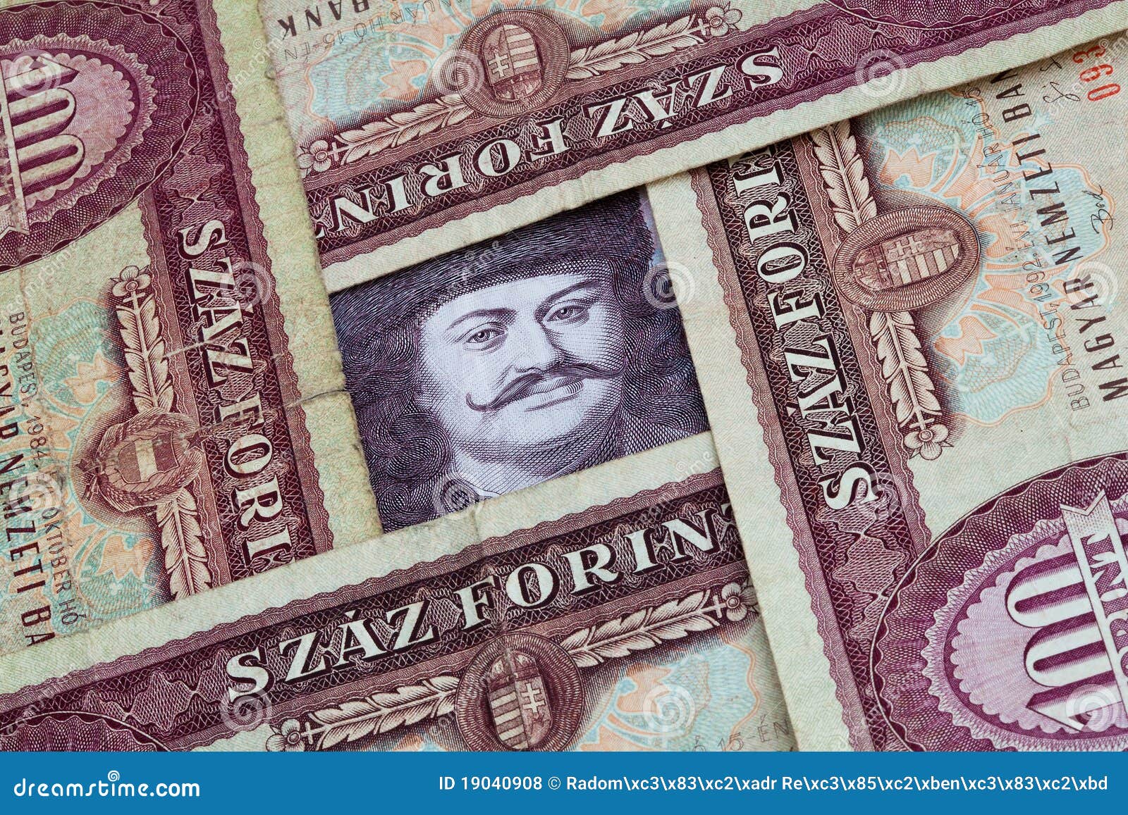 Old Hungarian forints stock photo. Image of change, market - 19040908