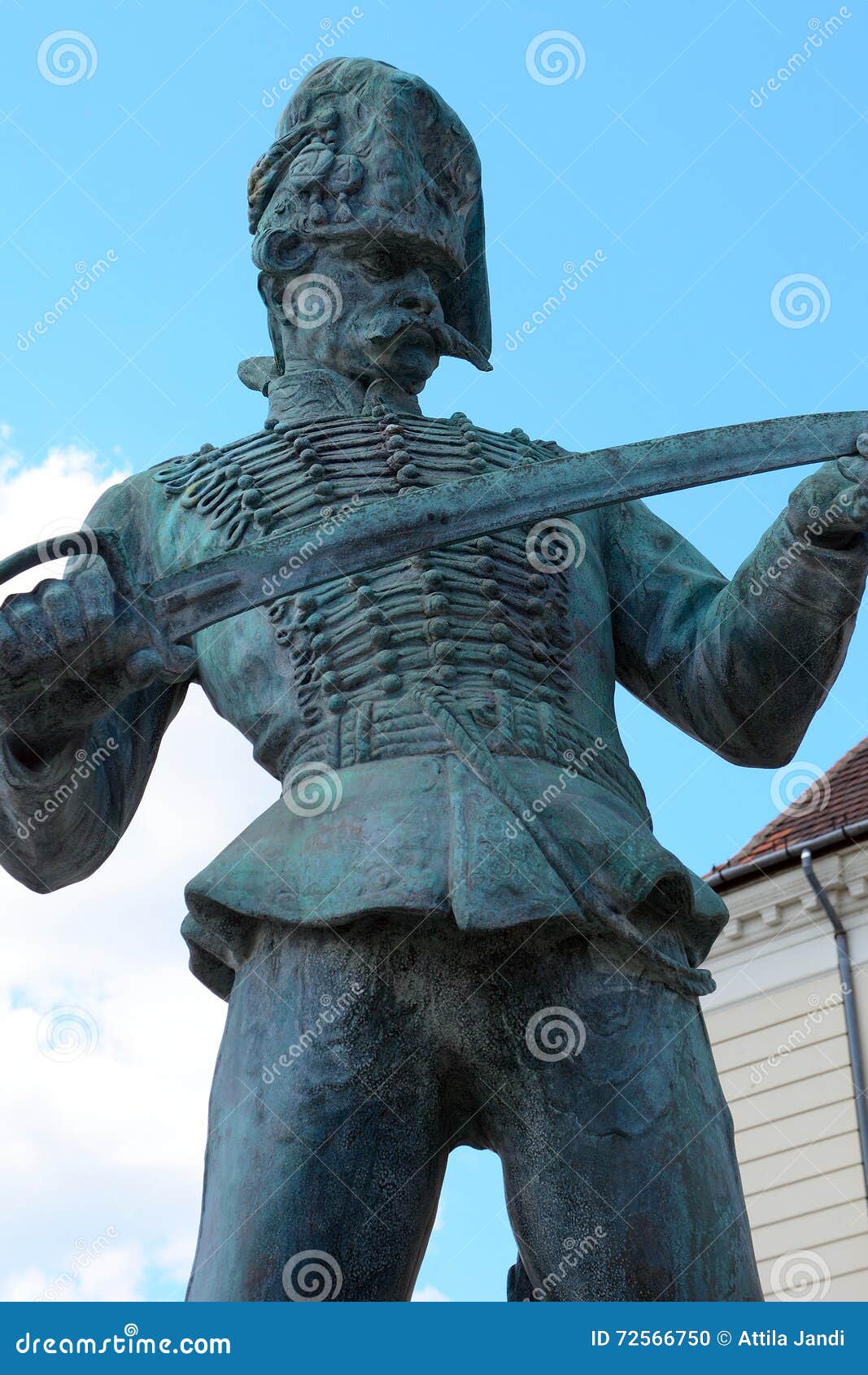 Old Hungarian Soldier Statue, Budapest, Hungary Stock Photo - Image of ...