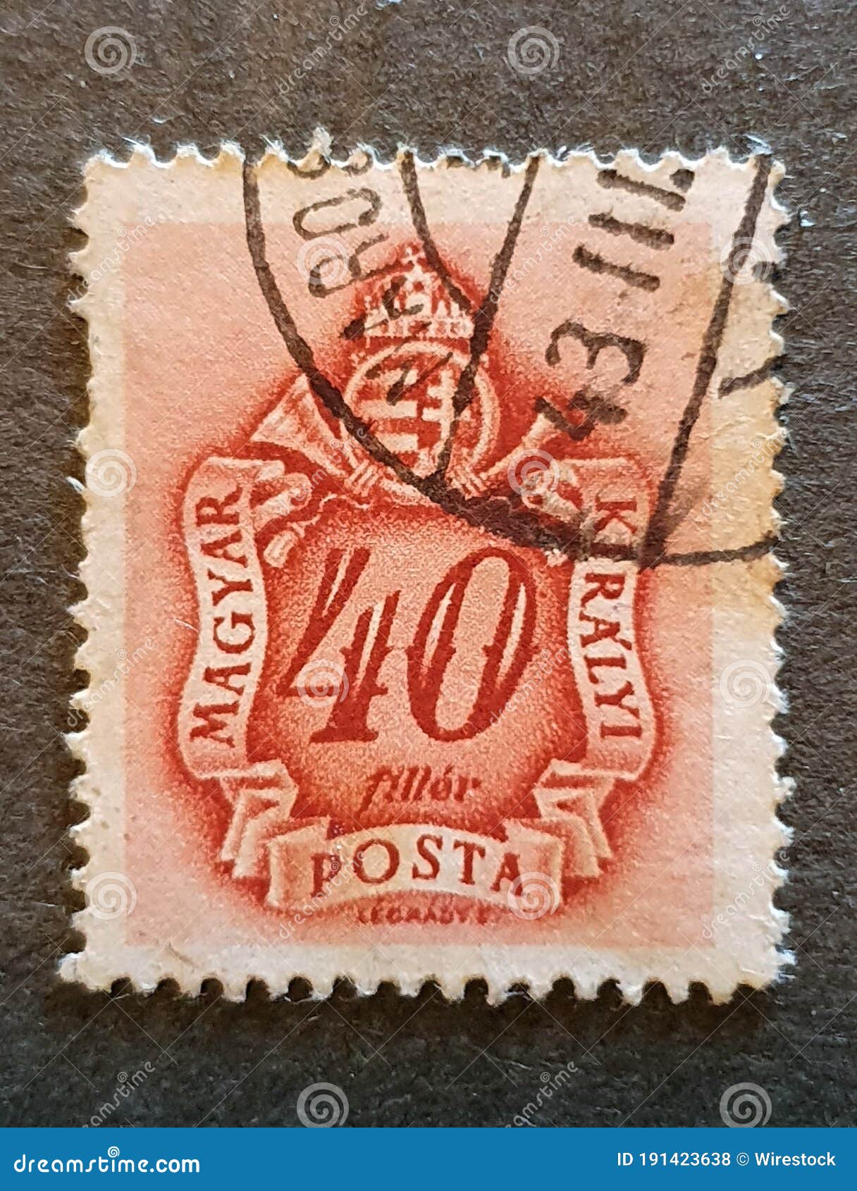 Hungarian Post Also Known As Magyar Posta Logo On One Of A Delivery Van ...