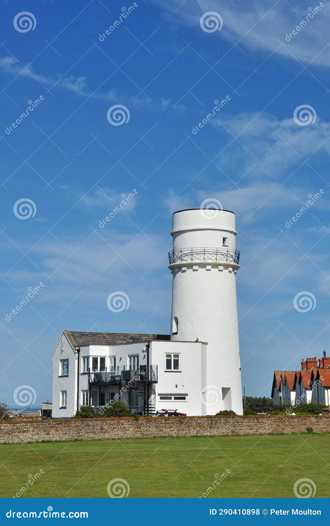 Old Hunstanton Lighthouse, Norfolk Editorial Stock Photo - Image of ...