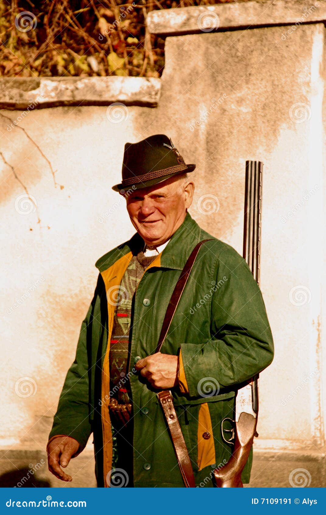 Old hunter stock image. Image of animal, bullet, hunter - 7109191