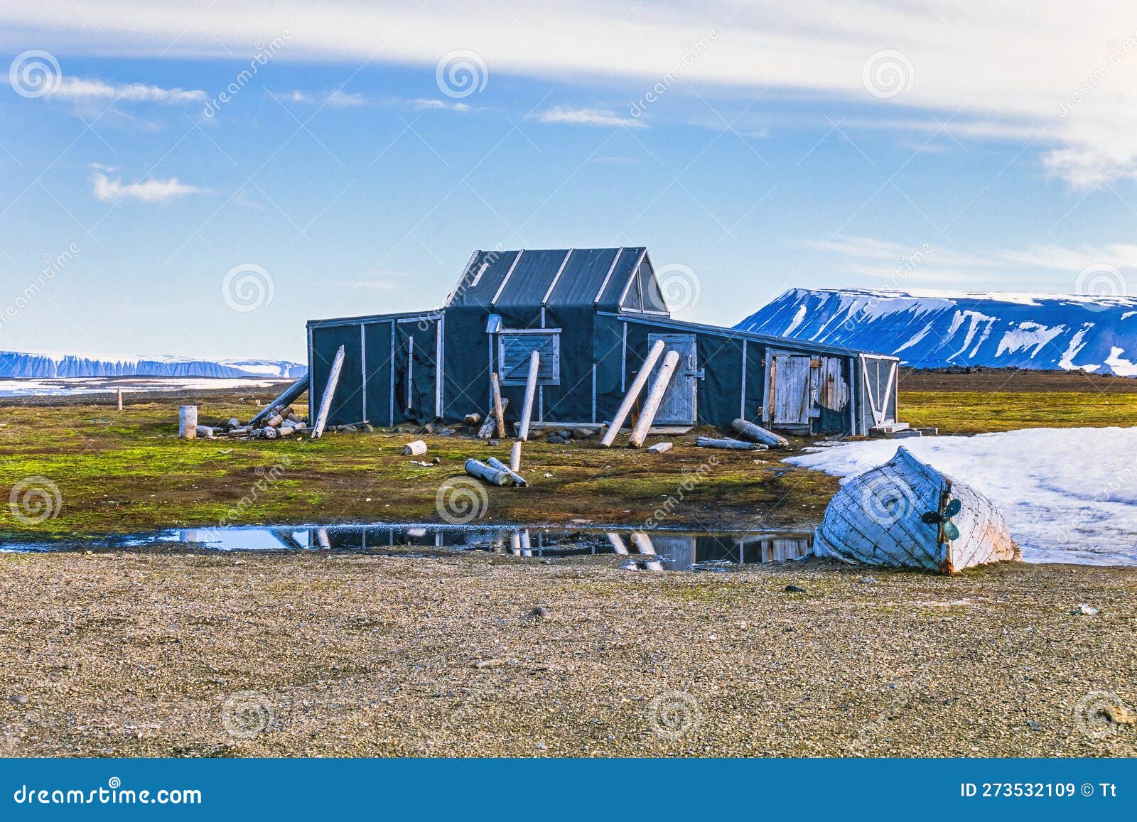 Old Hunting Hut at Svalbard Stock Image - Image of remote, north: 273532109