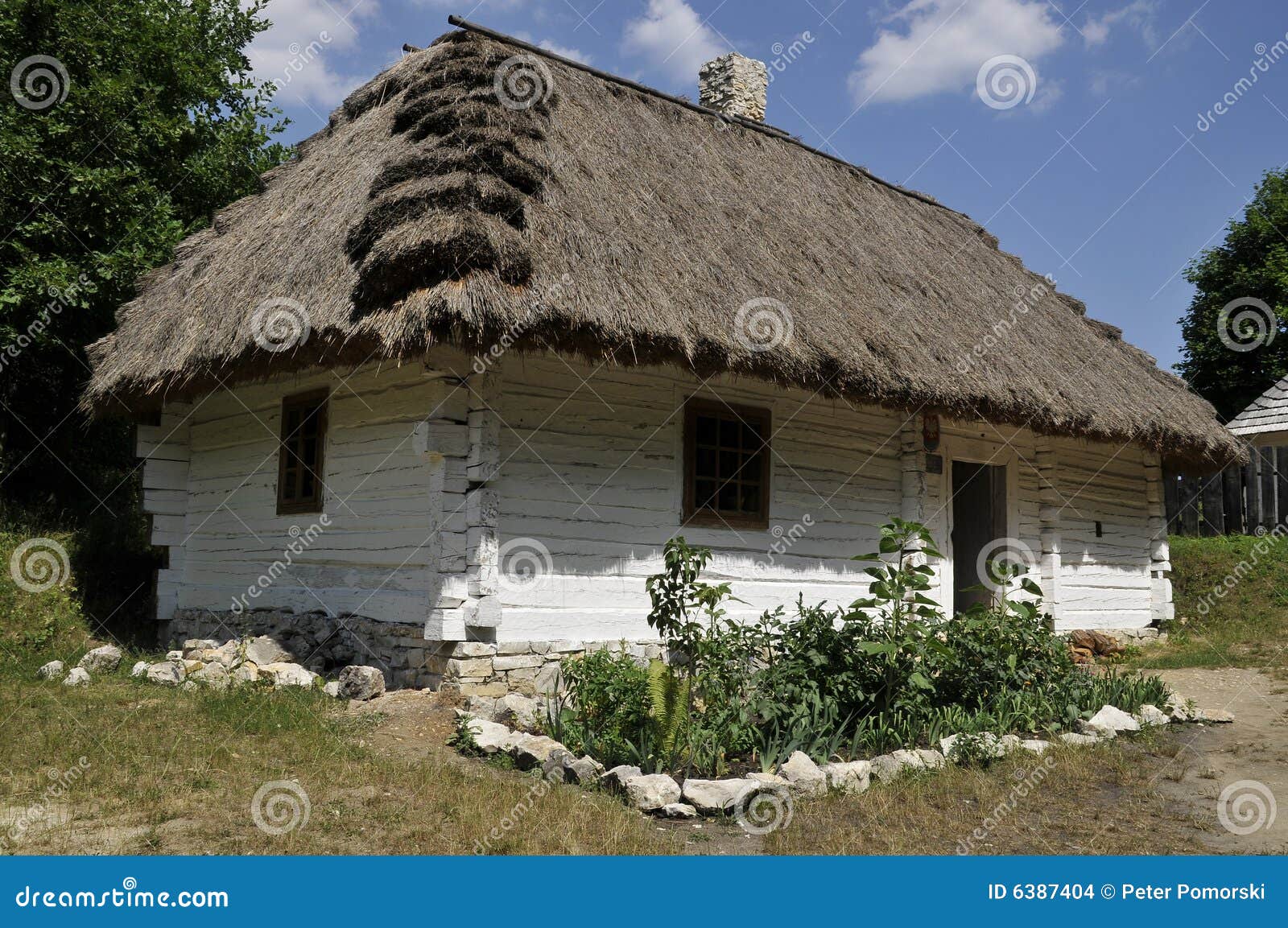 Old Hut stock photo. Image of polska, rural, construction - 6387404