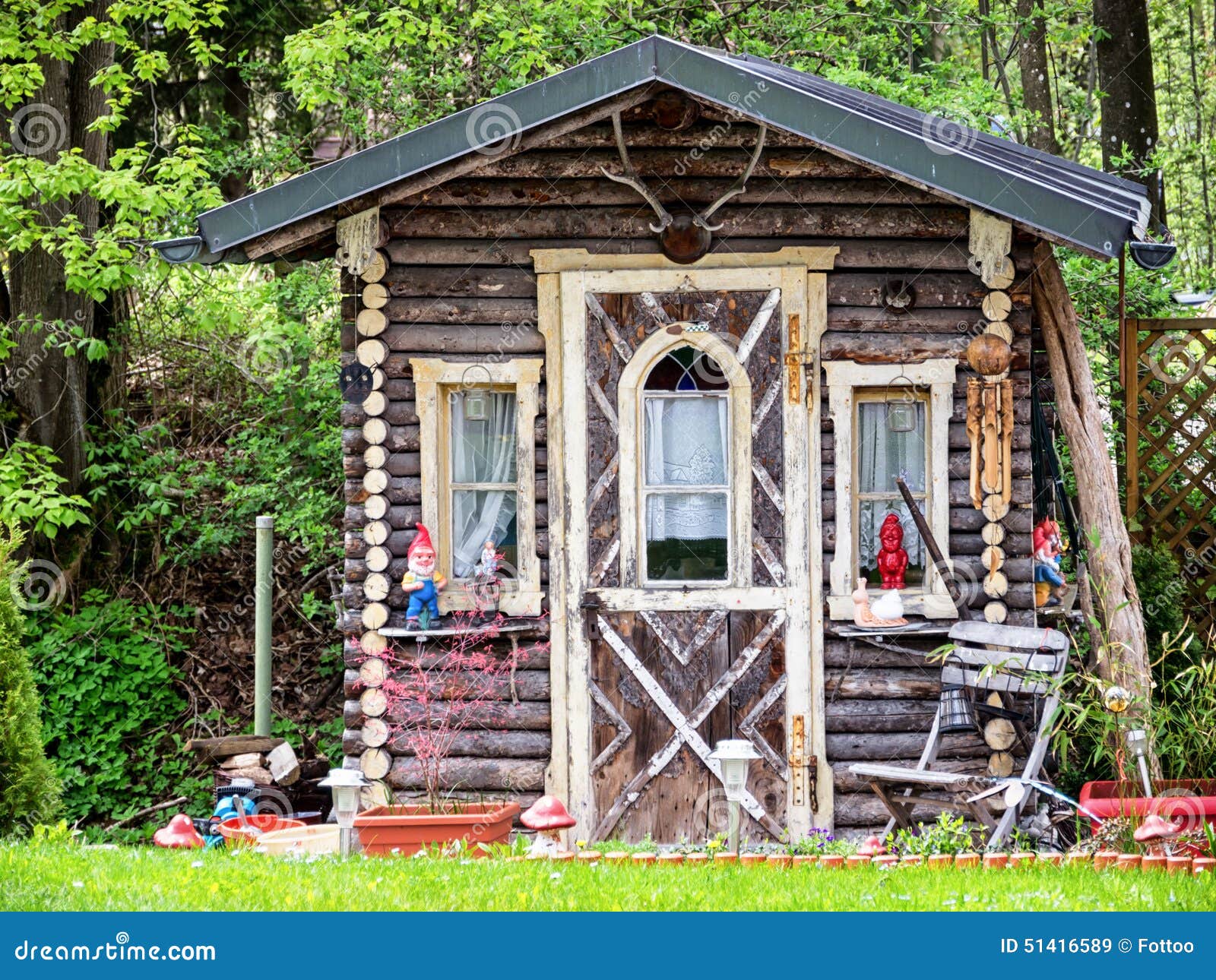 Old hut stock image. Image of grass, rural, idyllic, country - 51416589
