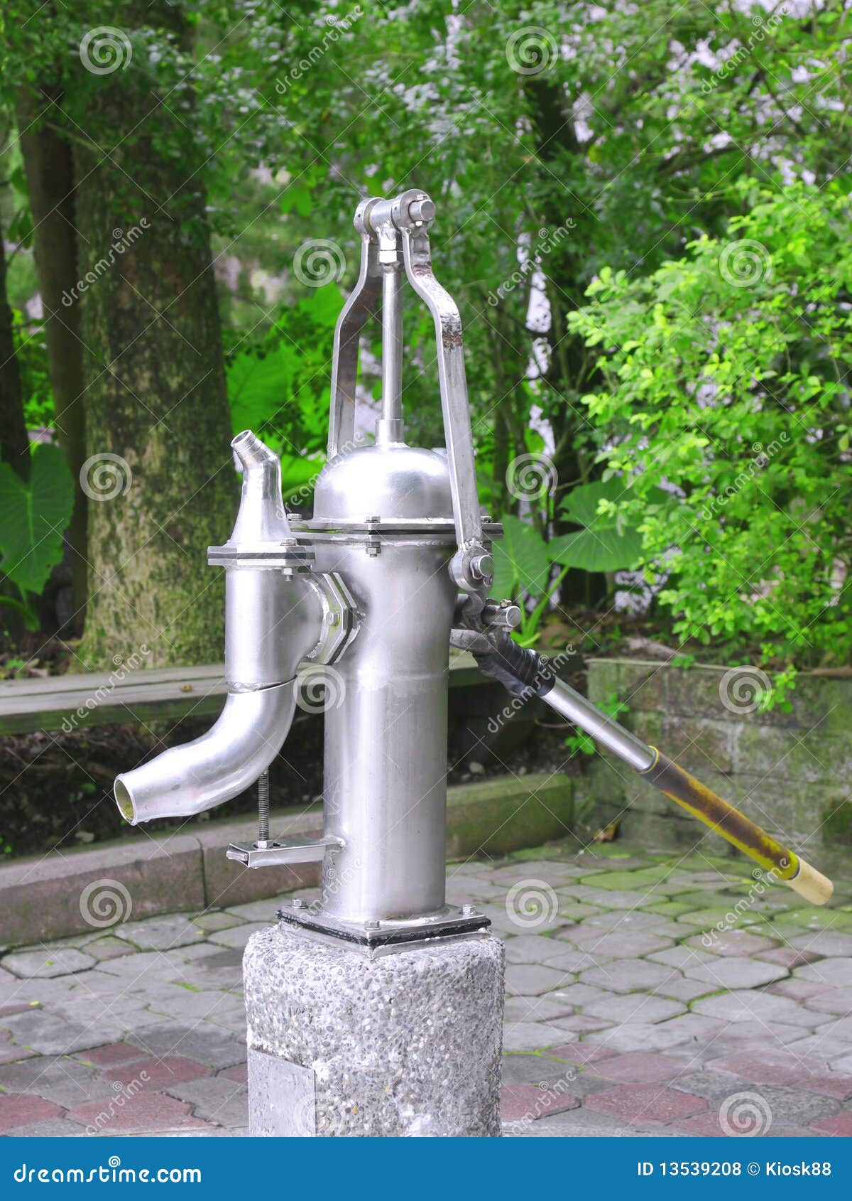 Old hydrant stock photo. Image of metal, gush, park, artistic - 13539208
