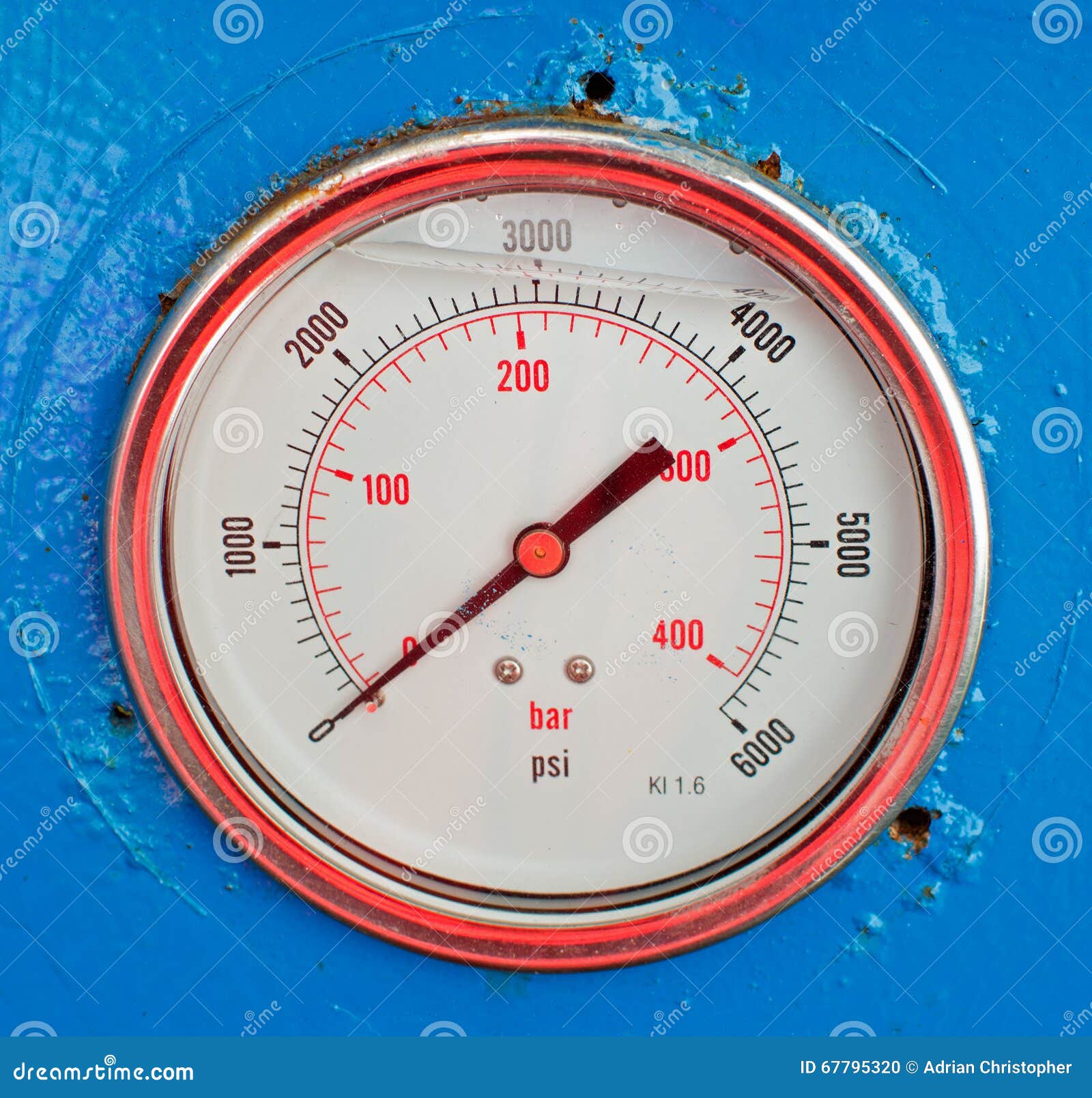 Pressure Guage Monitor And Valve Sysyem Royalty-Free Stock Photography ...
