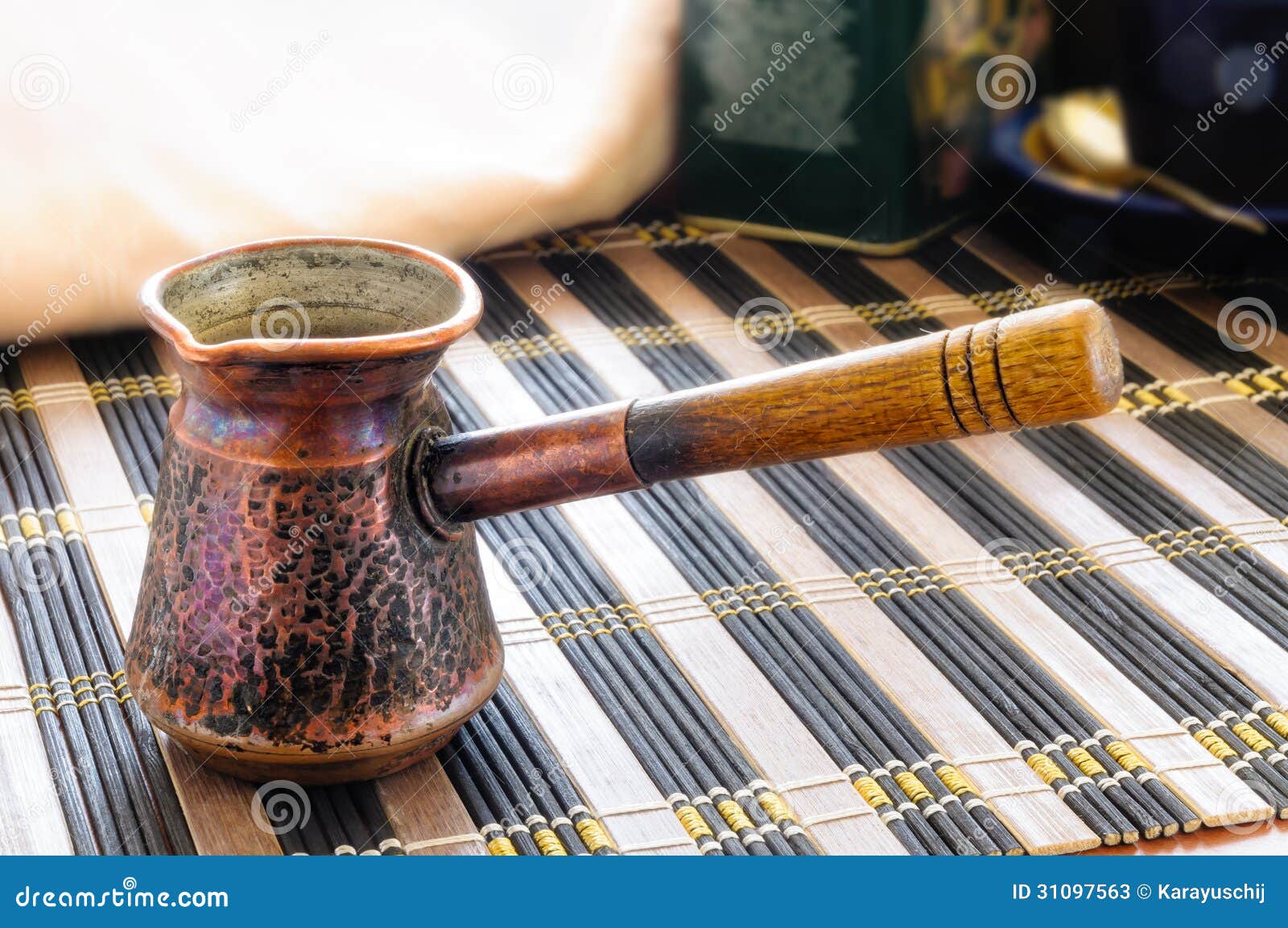 Old Ibrik - Turkish Coffee Pot Stock Image - Image of breakfast, coffee ...