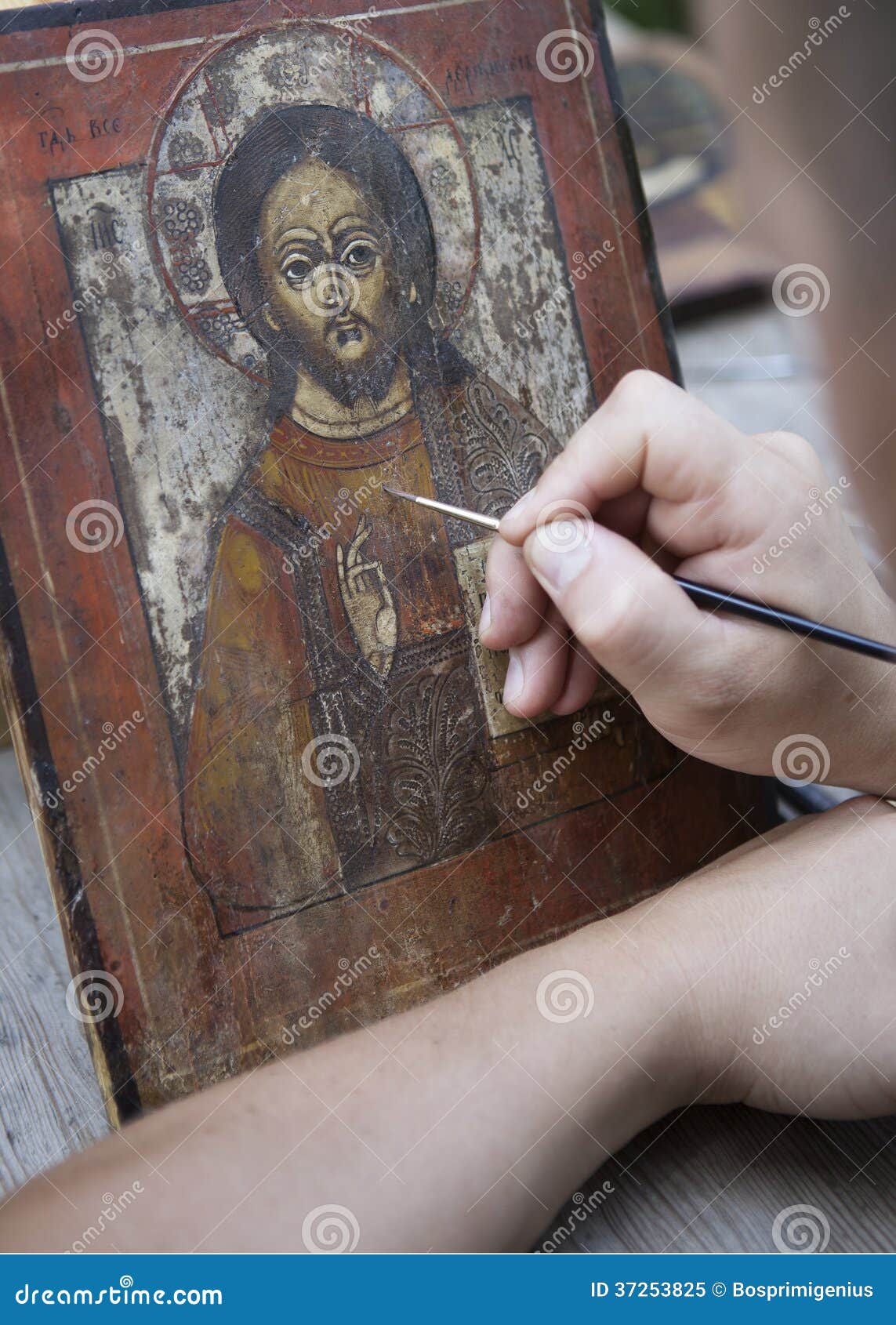 Old icons stock image. Image of bench, christ, faithful - 37253825