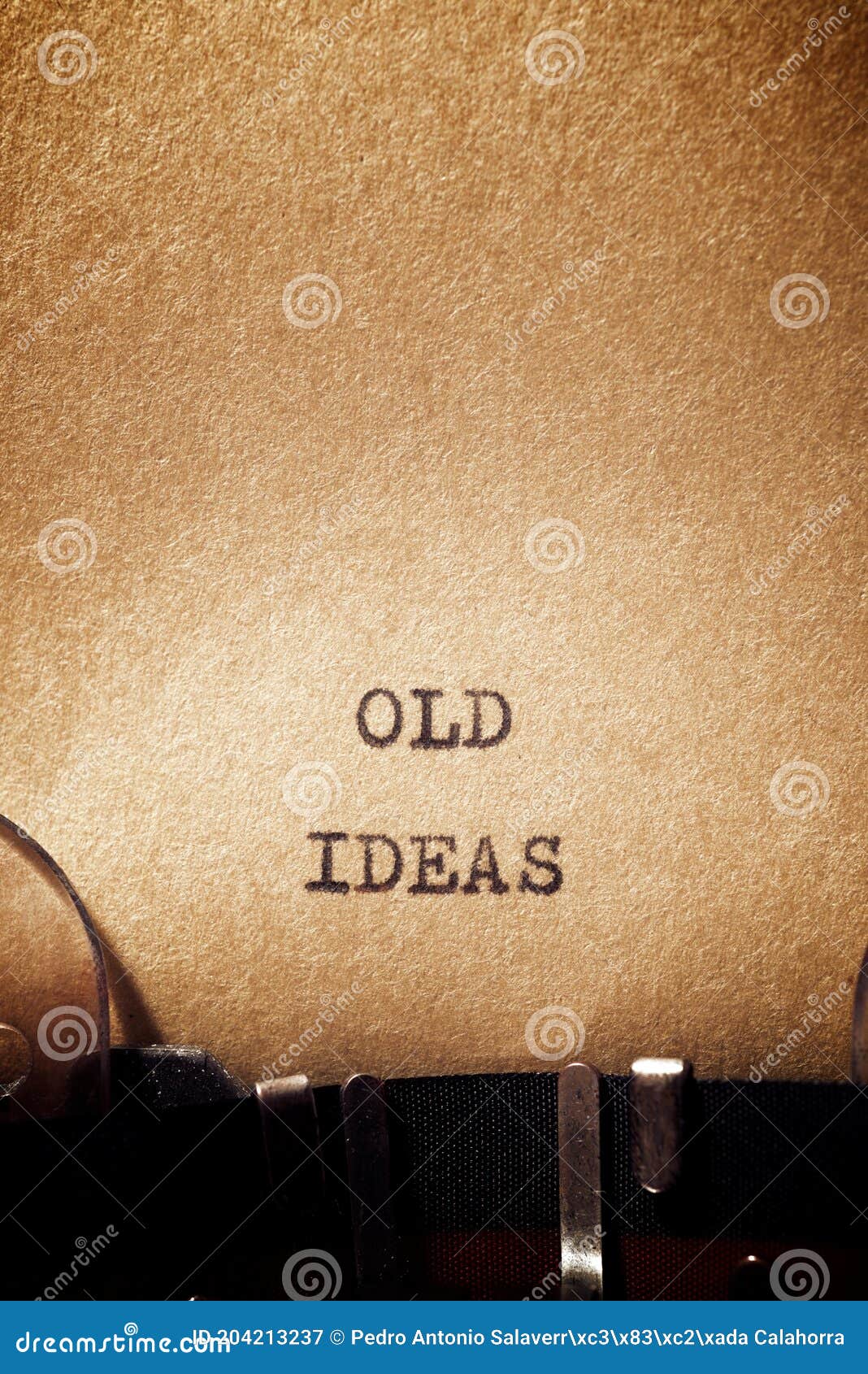 Old ideas phrase stock image. Image of concept, outdated - 204213237