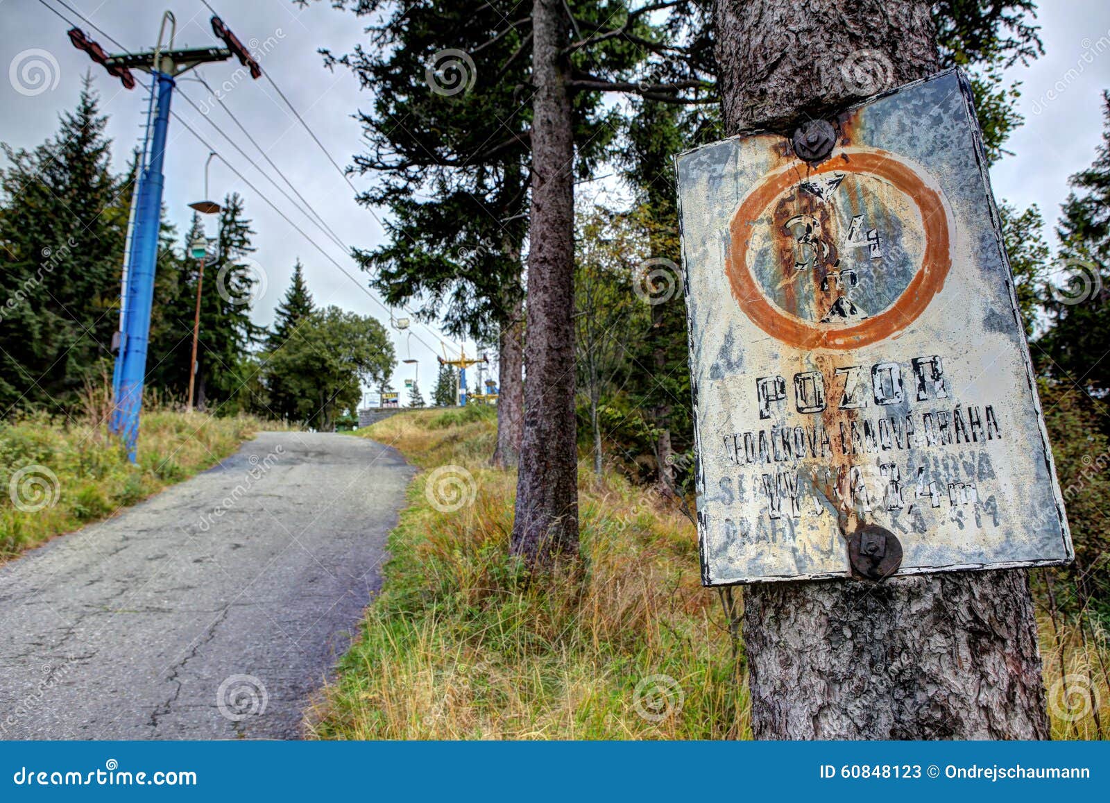 Old illegible sign stock image. Image of unreadable, rope - 60848123