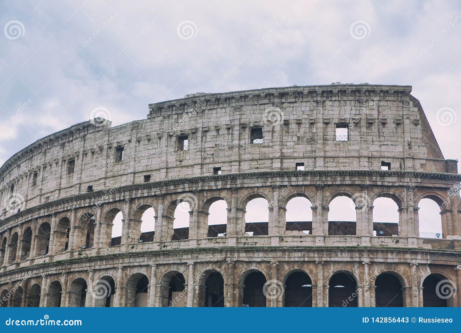 Old Image of Colosseum stock image. Image of monument - 142856443