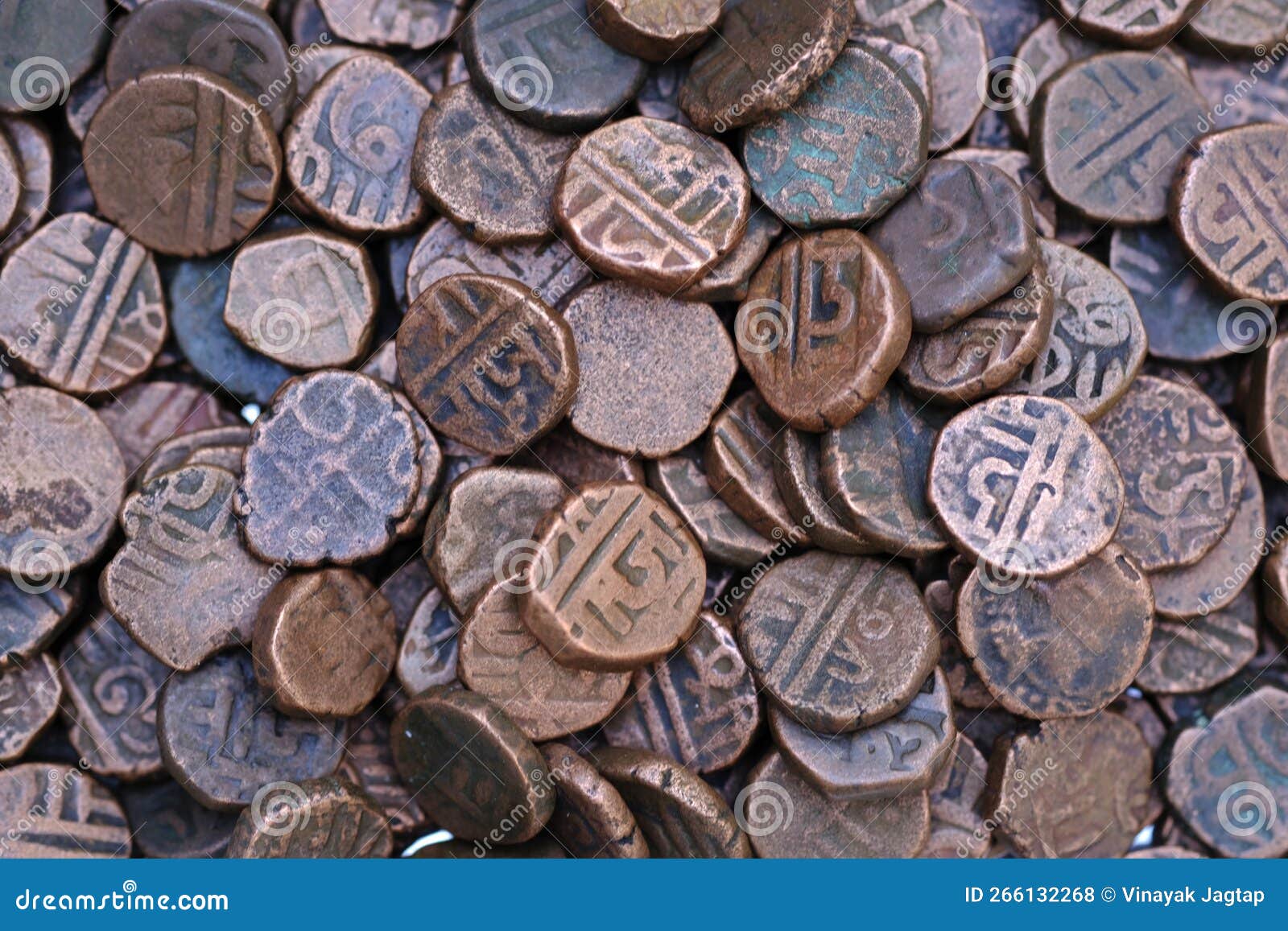 Old Indian Coins Background, Currency of India, Ancient Indian Coins ...