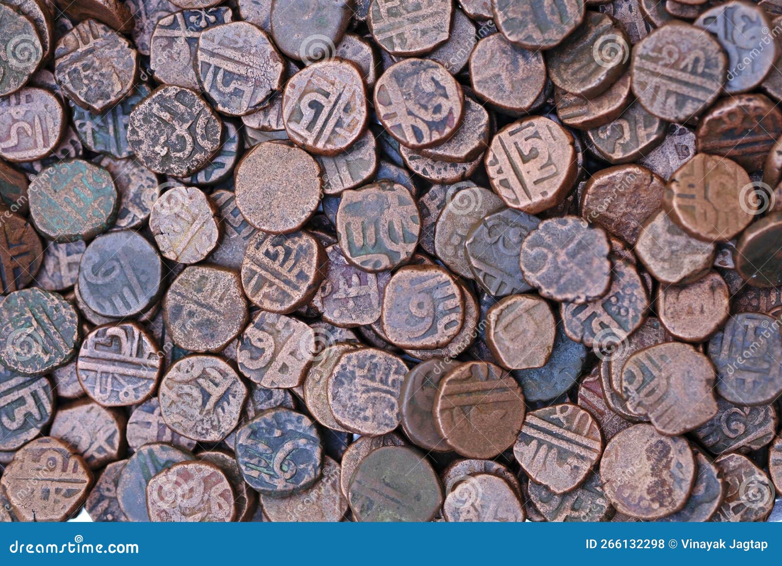 Old Indian Coins Background, Currency of India, Ancient Indian Coins ...