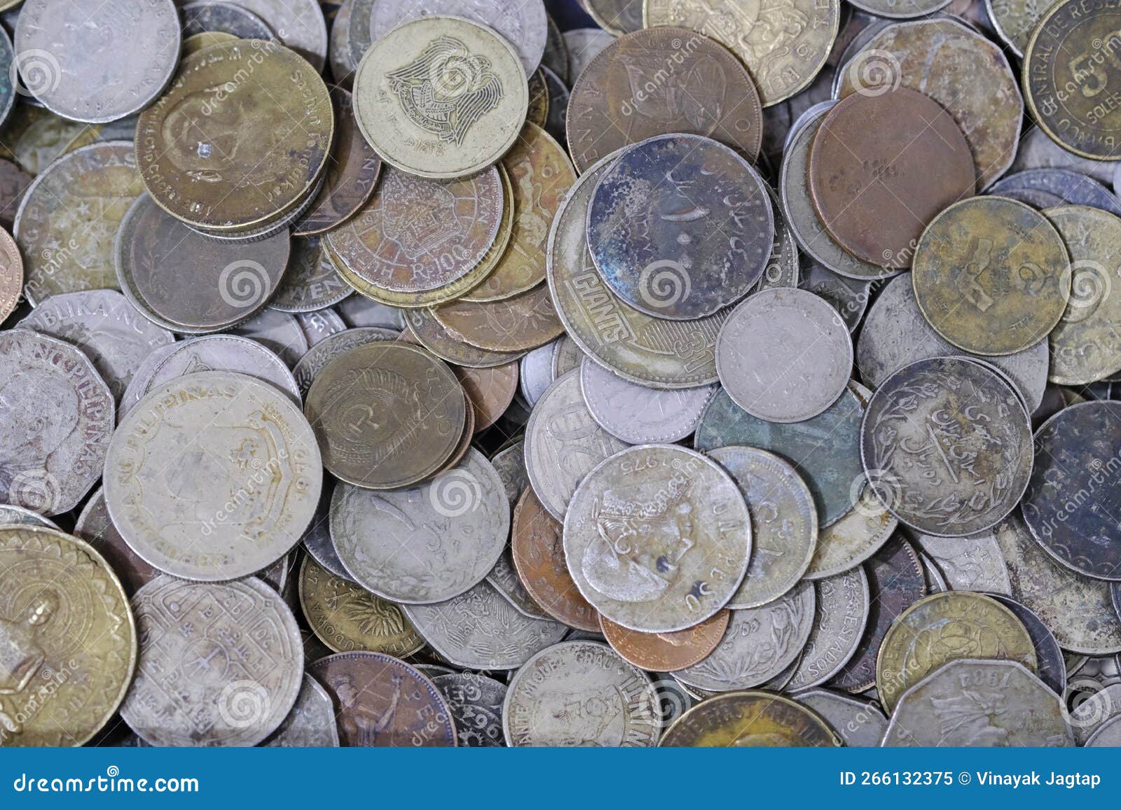 Old Coins Background, Ancient Coins Currency Stock Image - Image of ...