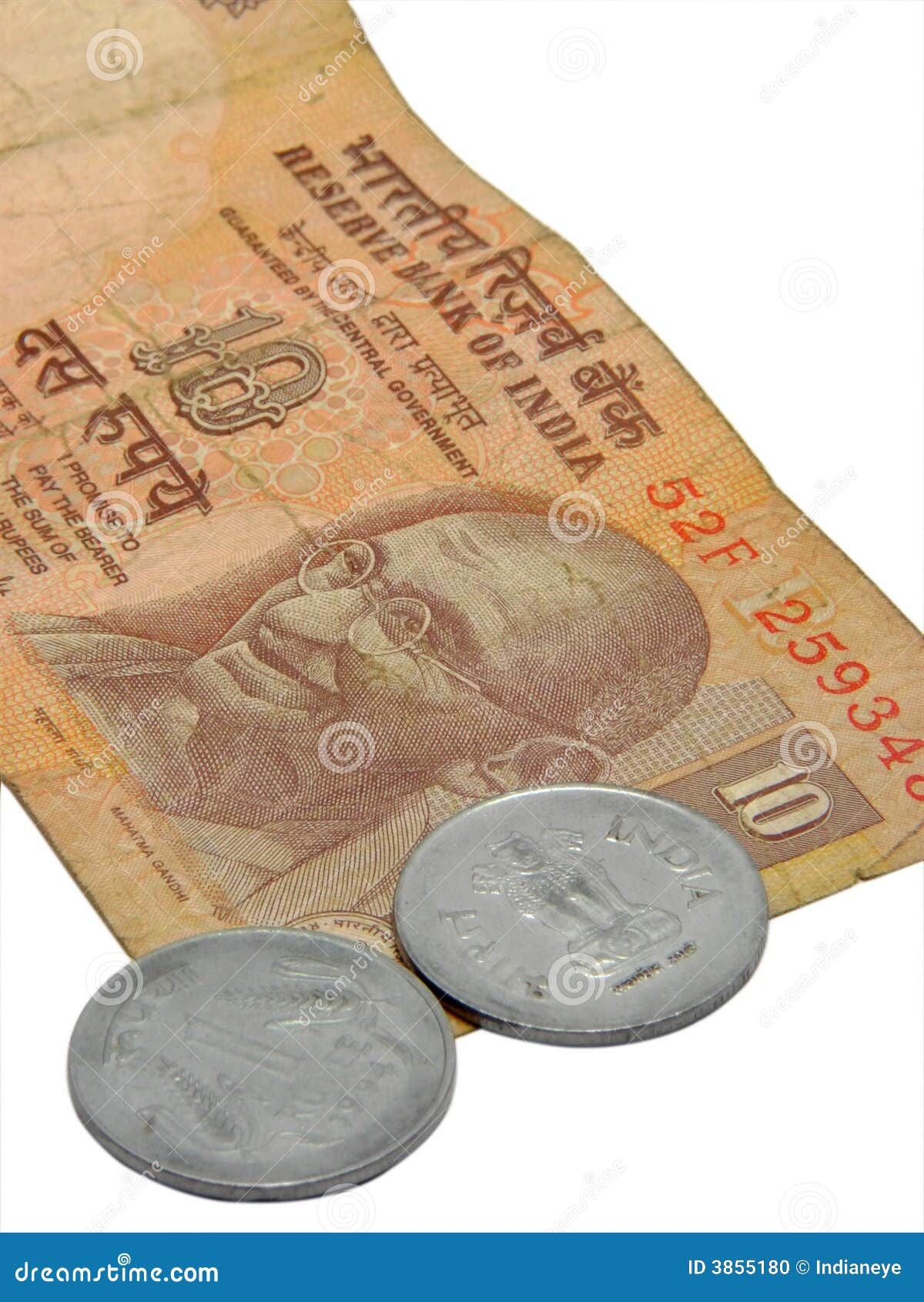 Old Indian Currency stock photo. Image of rupee, indian - 3855180