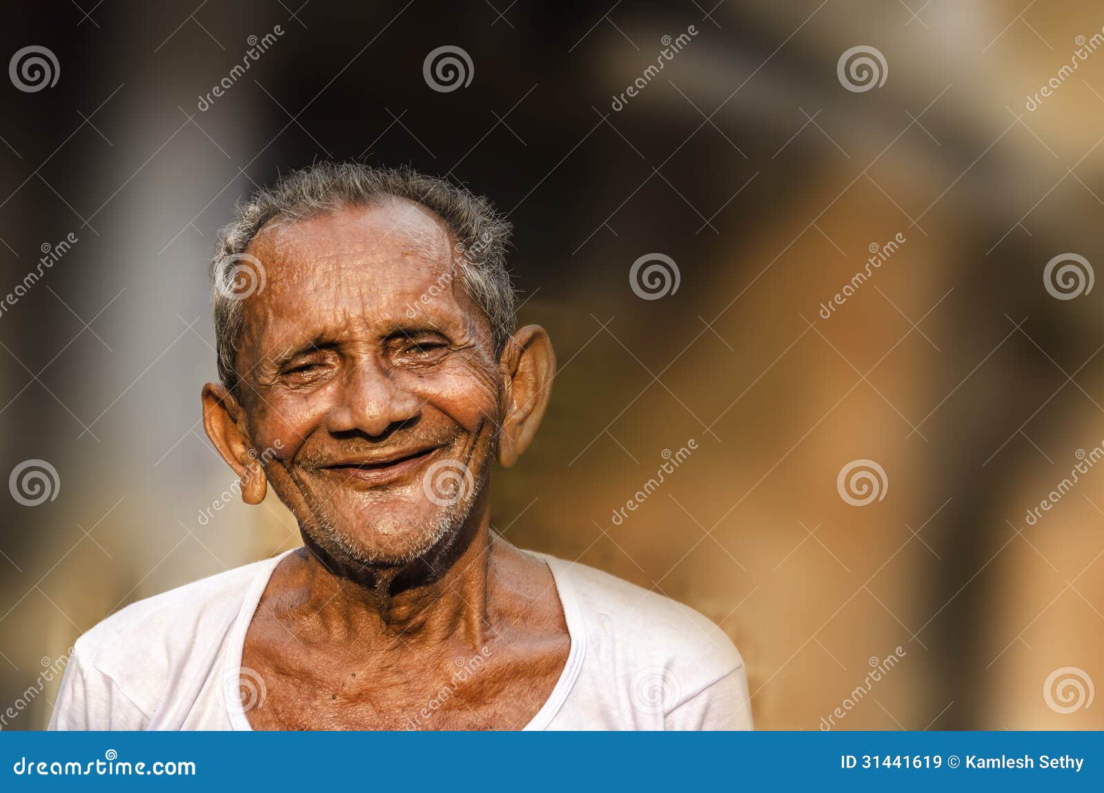 Old Indian Man stock image. Image of senior, portrait - 31441619