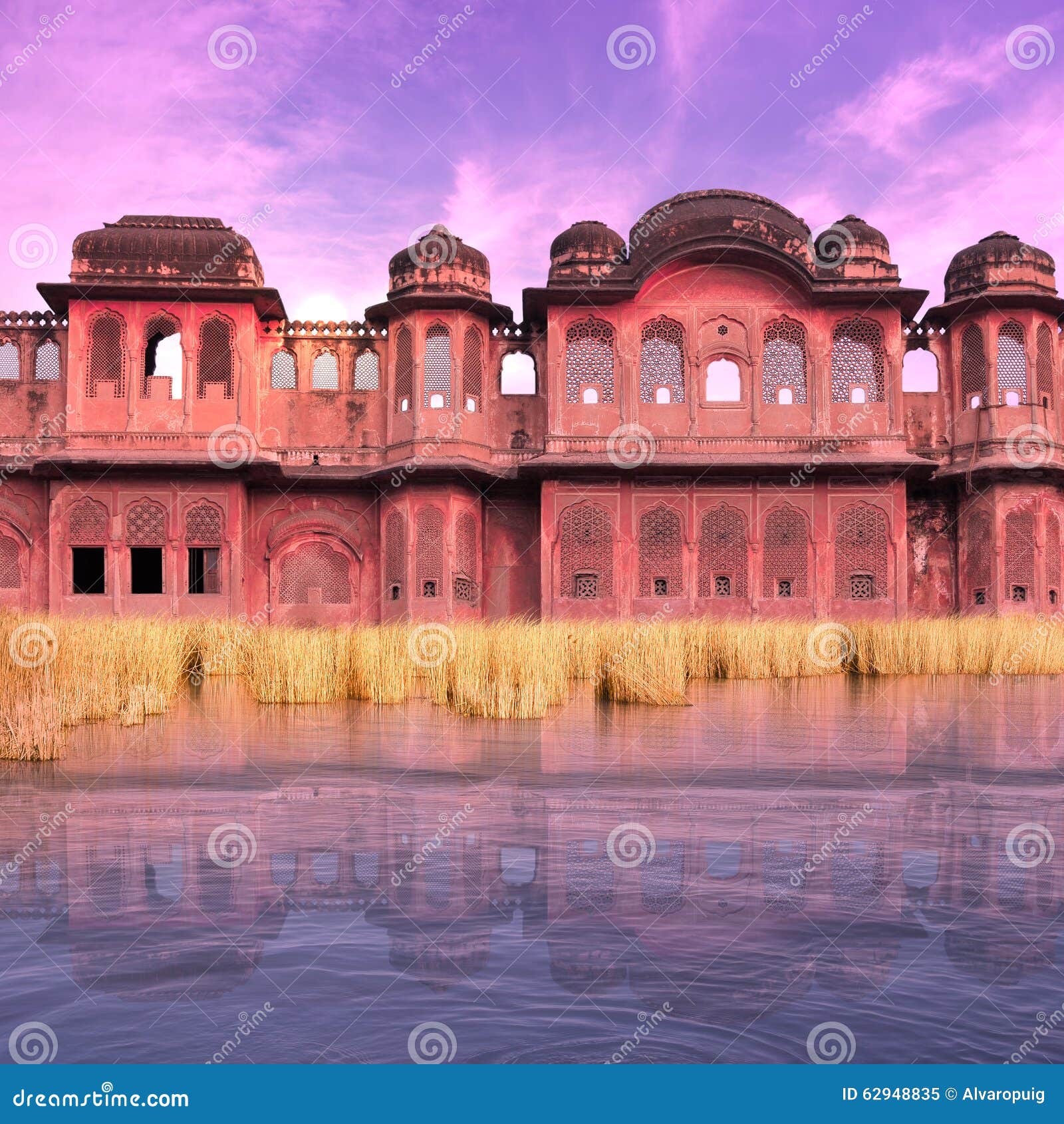 Old indian palace. stock image. Image of hindu, oasis - 62948835