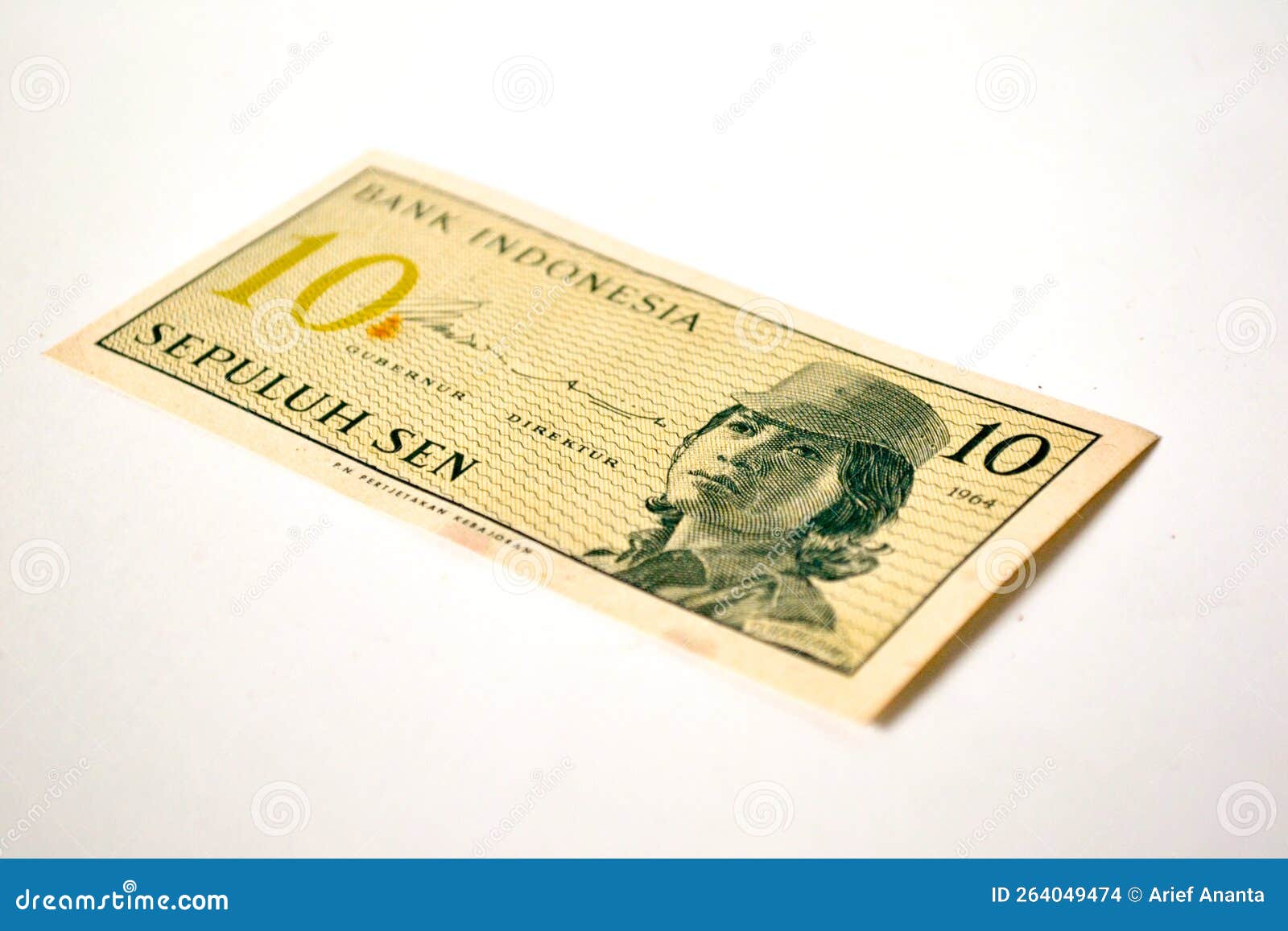 Indonesian Bank Notes. 50000 Rupiah Banknotes. Blue Banknotes. White ...