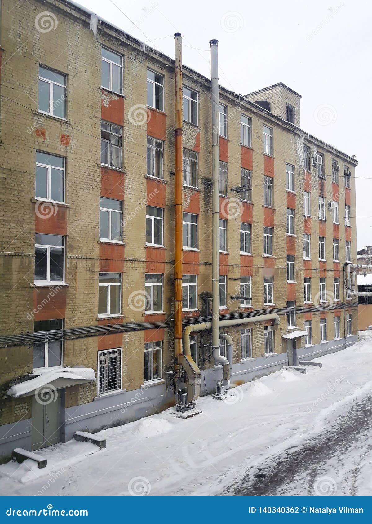 Old Industrial Building, Russia Stock Photo - Image of historical ...