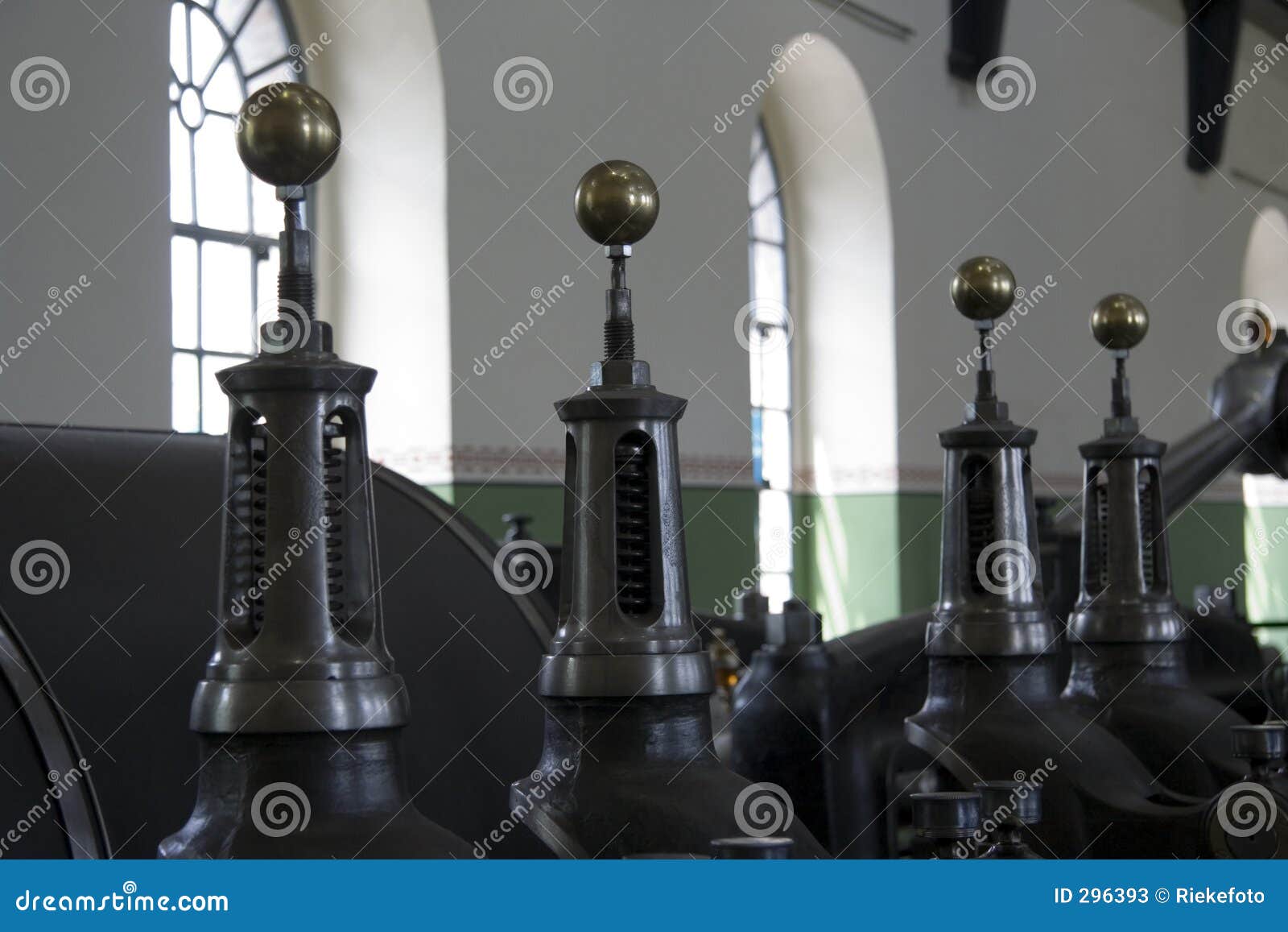 Old Industrial Compressor stock image. Image of century - 296393