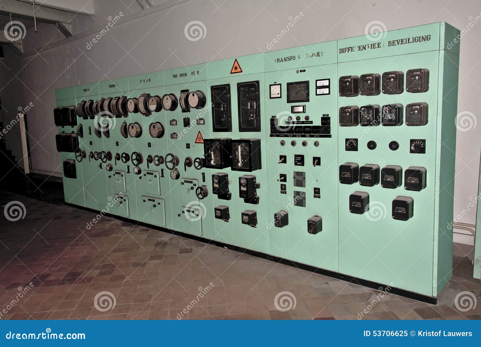 Old Industrial Control Panel Editorial Image - Image of voltage ...