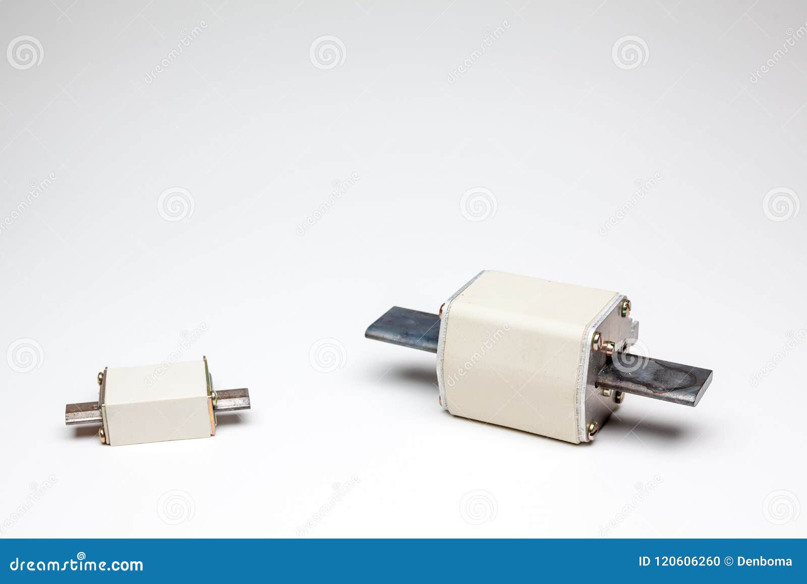 An Old Industrial Electrical Fuse Stock Photo - Image of background ...