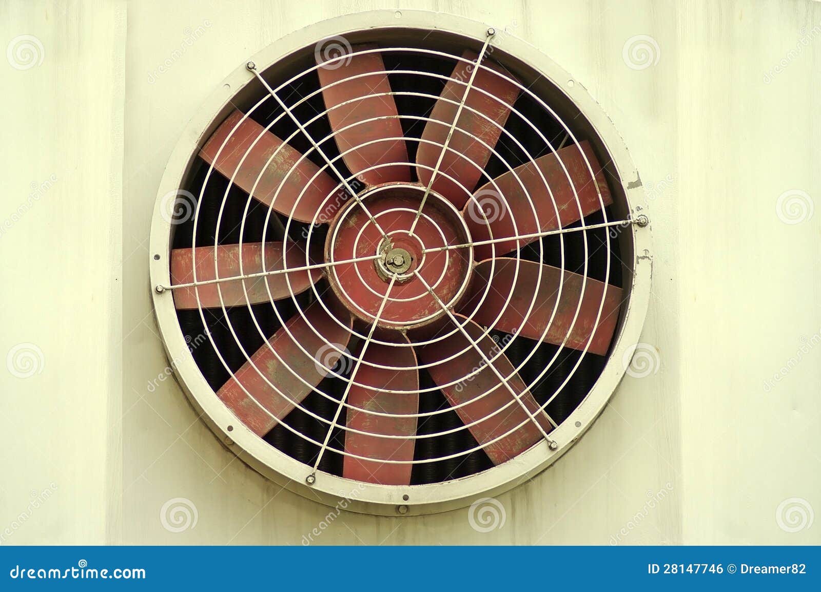 The old industrial fan stock photo. Image of grille, machinery - 28147746
