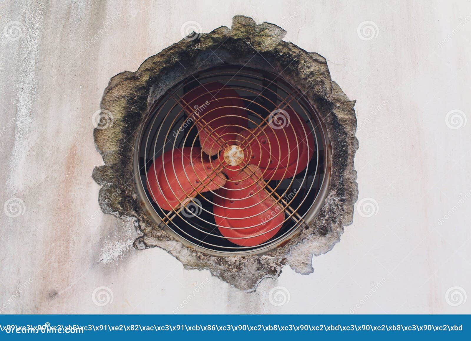 Old Industrial Fan Extractor in Steel Sheet. Stock Image - Image of ...