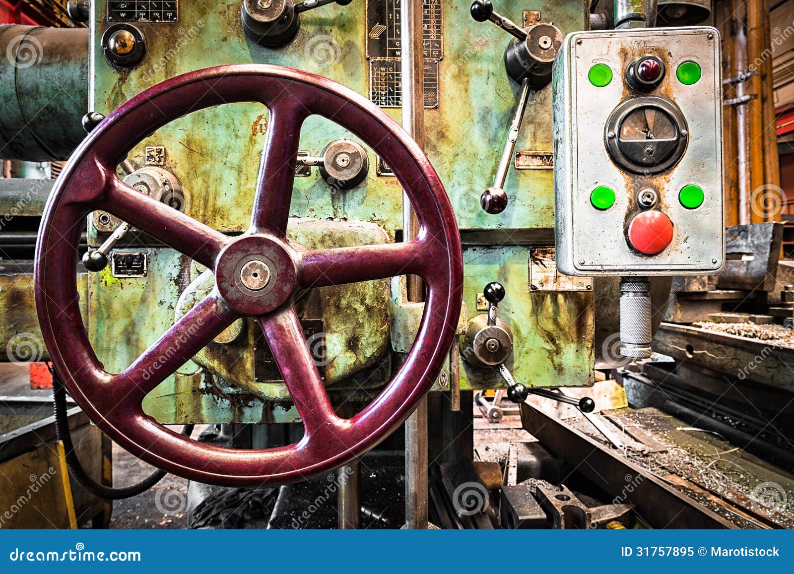 Old industrial tool stock image. Image of machine, speed - 31757895