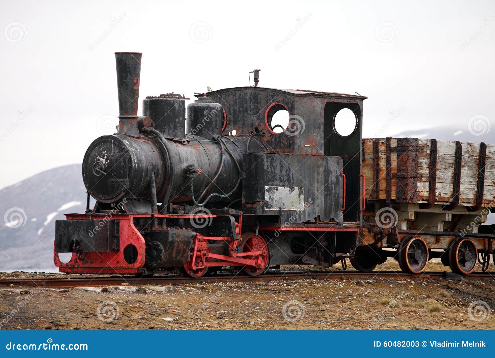 Old industrial train stock image. Image of spitsbergen - 60482003