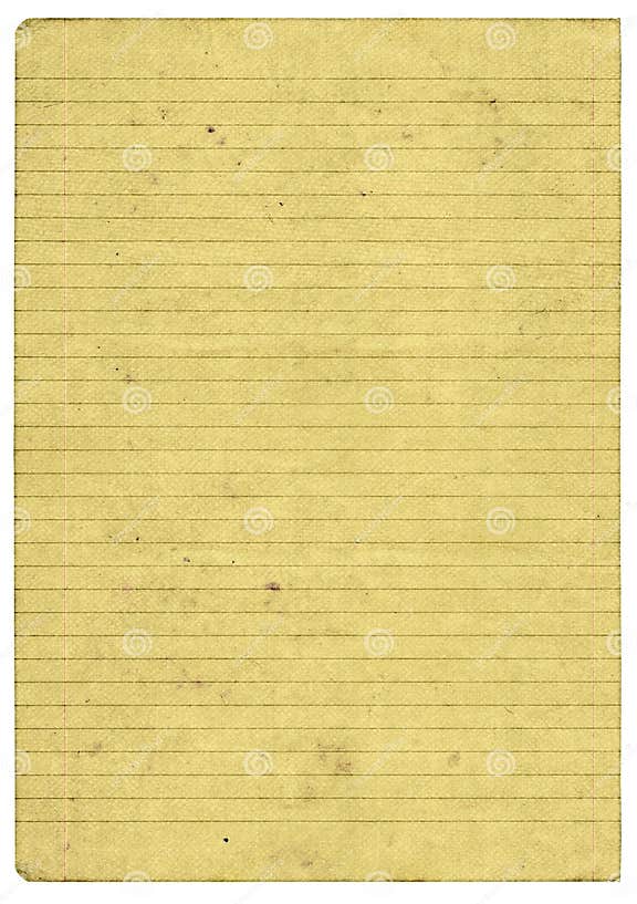 Old ined paper page stock image. Image of empty, striped - 5814137