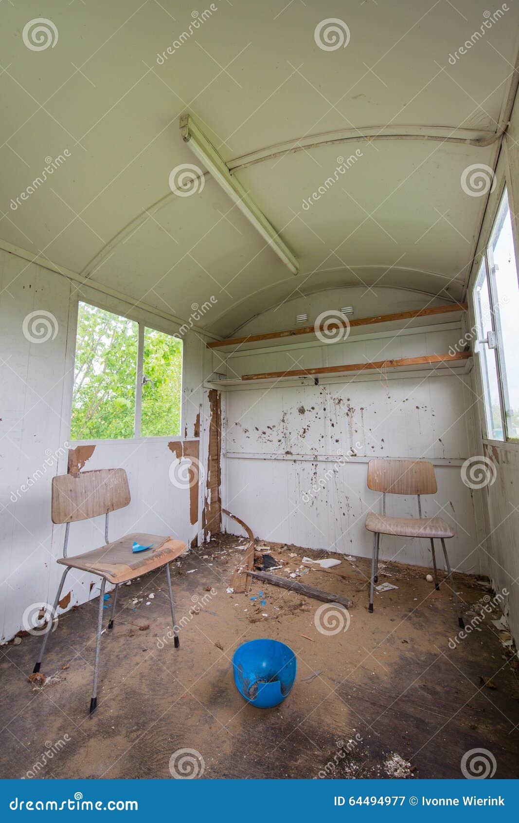Old inhabitable cabin stock image. Image of cabin, interior - 64494977