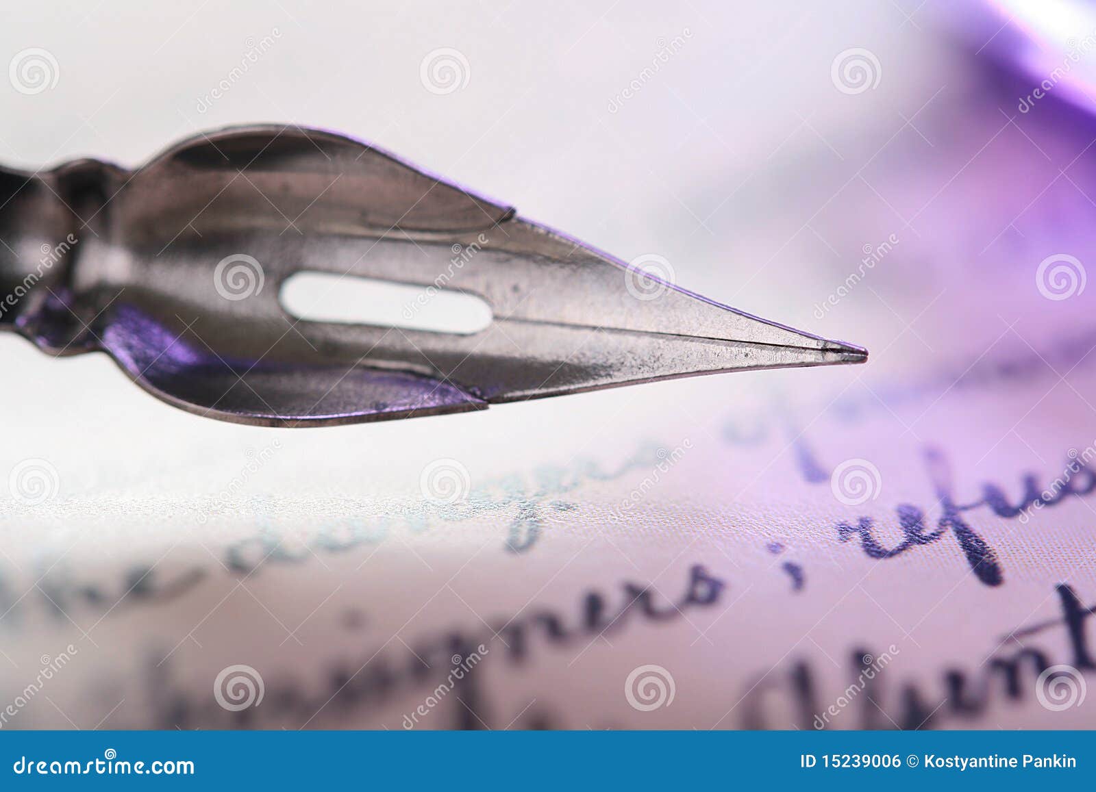 Old ink pen stock photo. Image of sharp, letter, fountain - 15239006