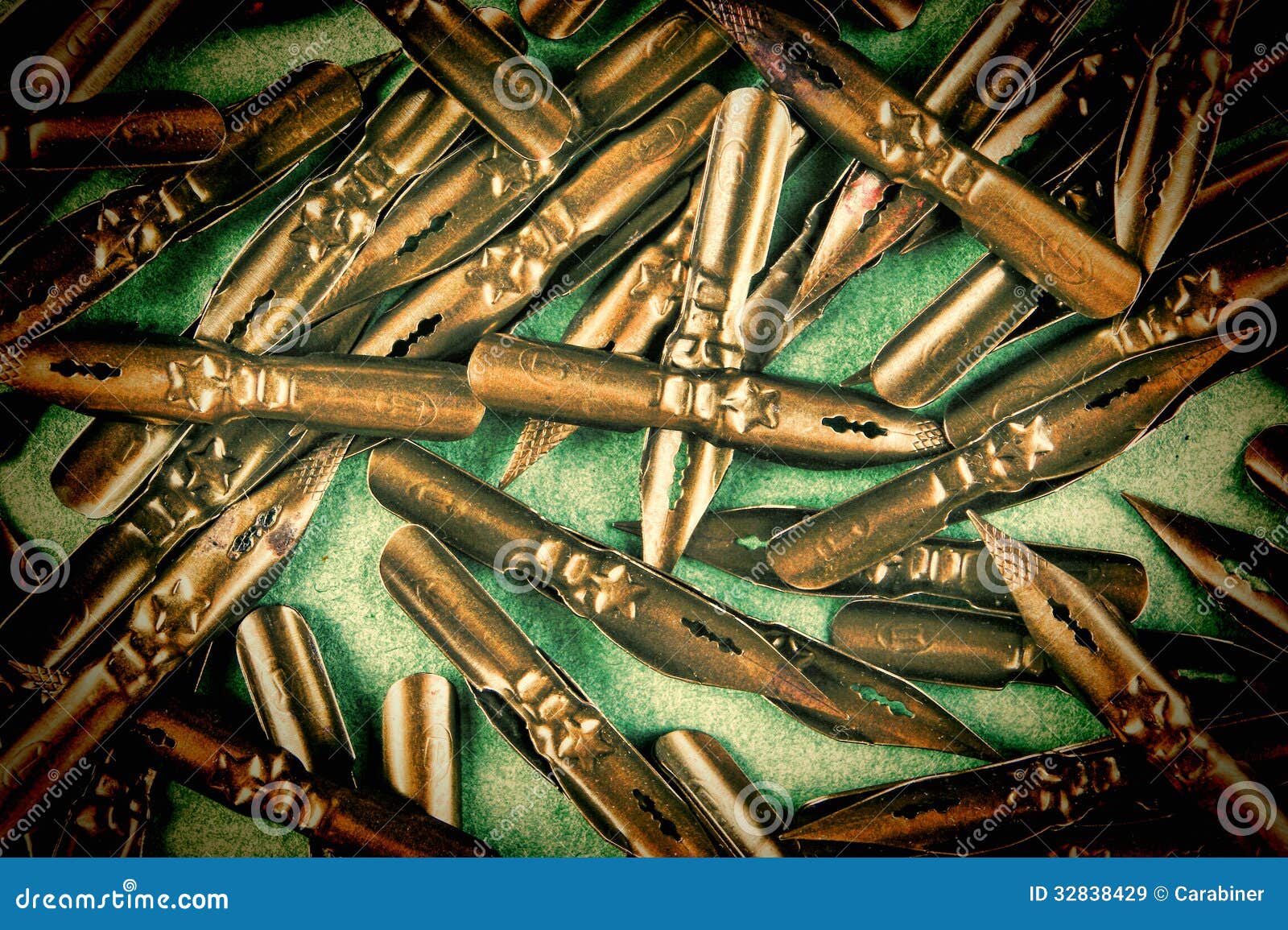 Old ink pens stock image. Image of education, steel, writing - 32838429